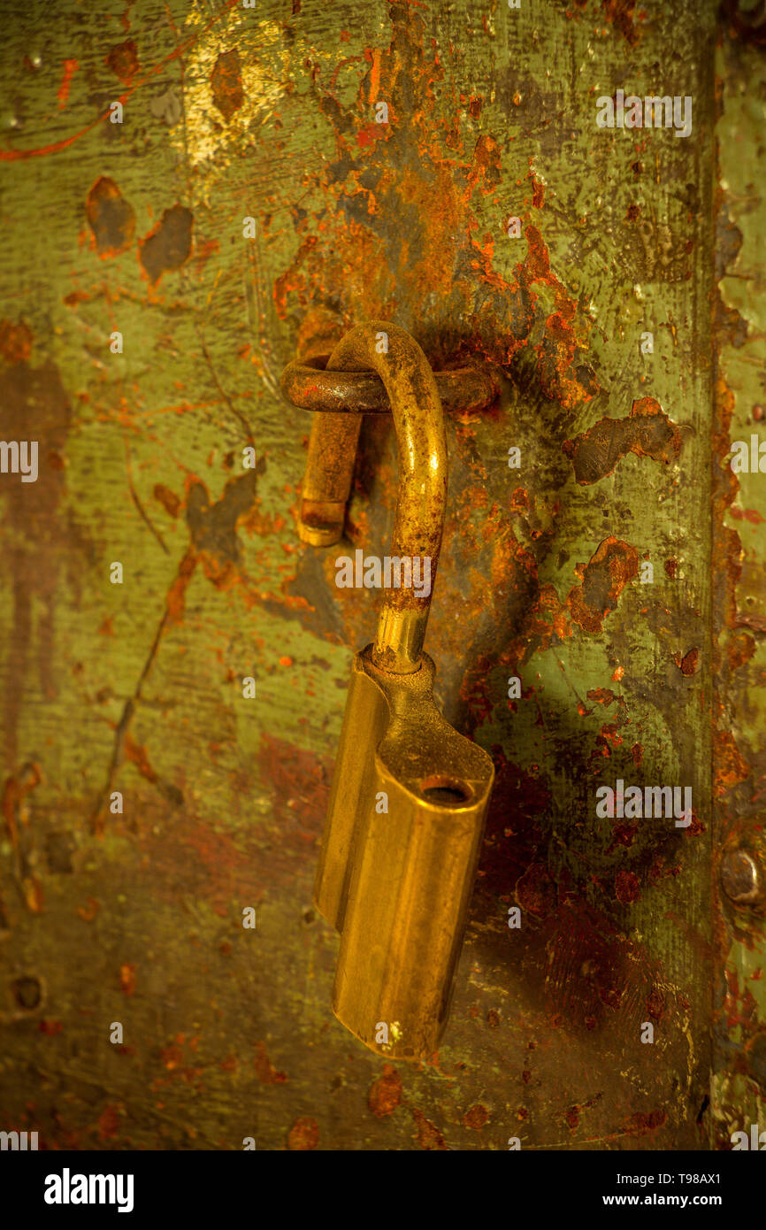 Rustic Lock High Resolution Stock Photography and Images - Alamy