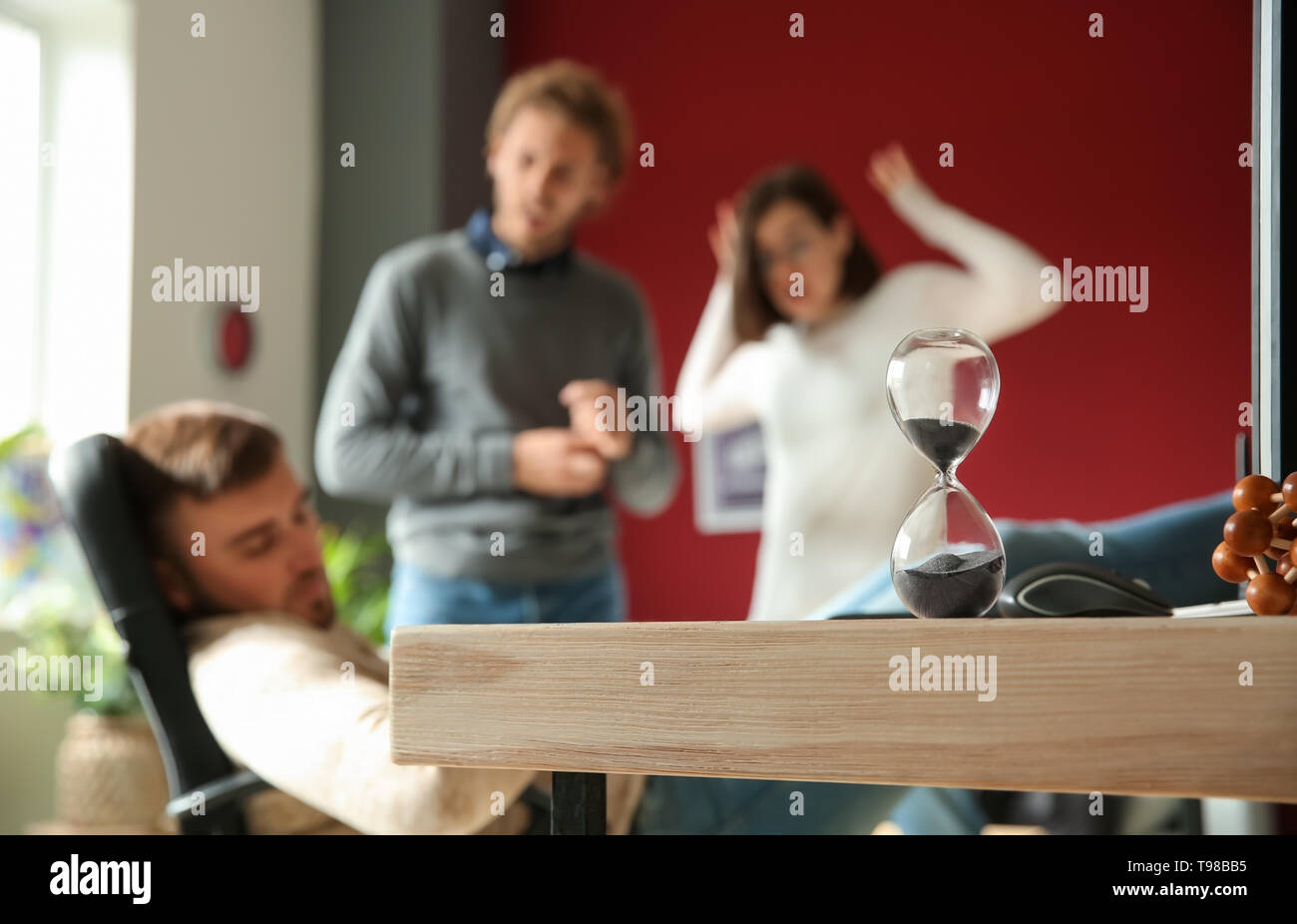 Sleeping worker colleague hi-res stock photography and images - Alamy