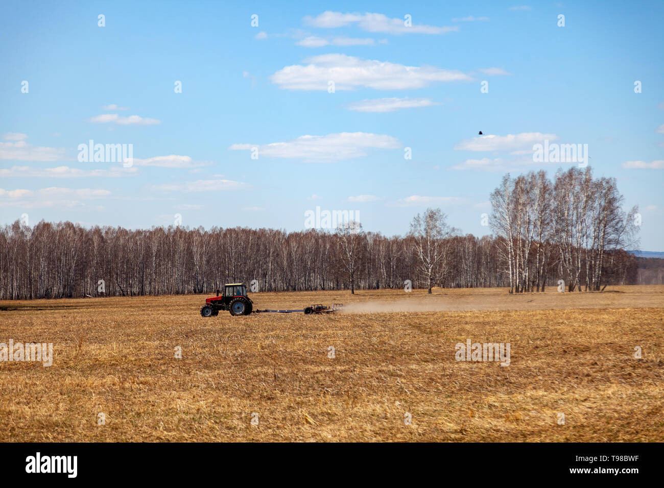 Modern tractor trailed plow hi-res stock photography and images - Alamy