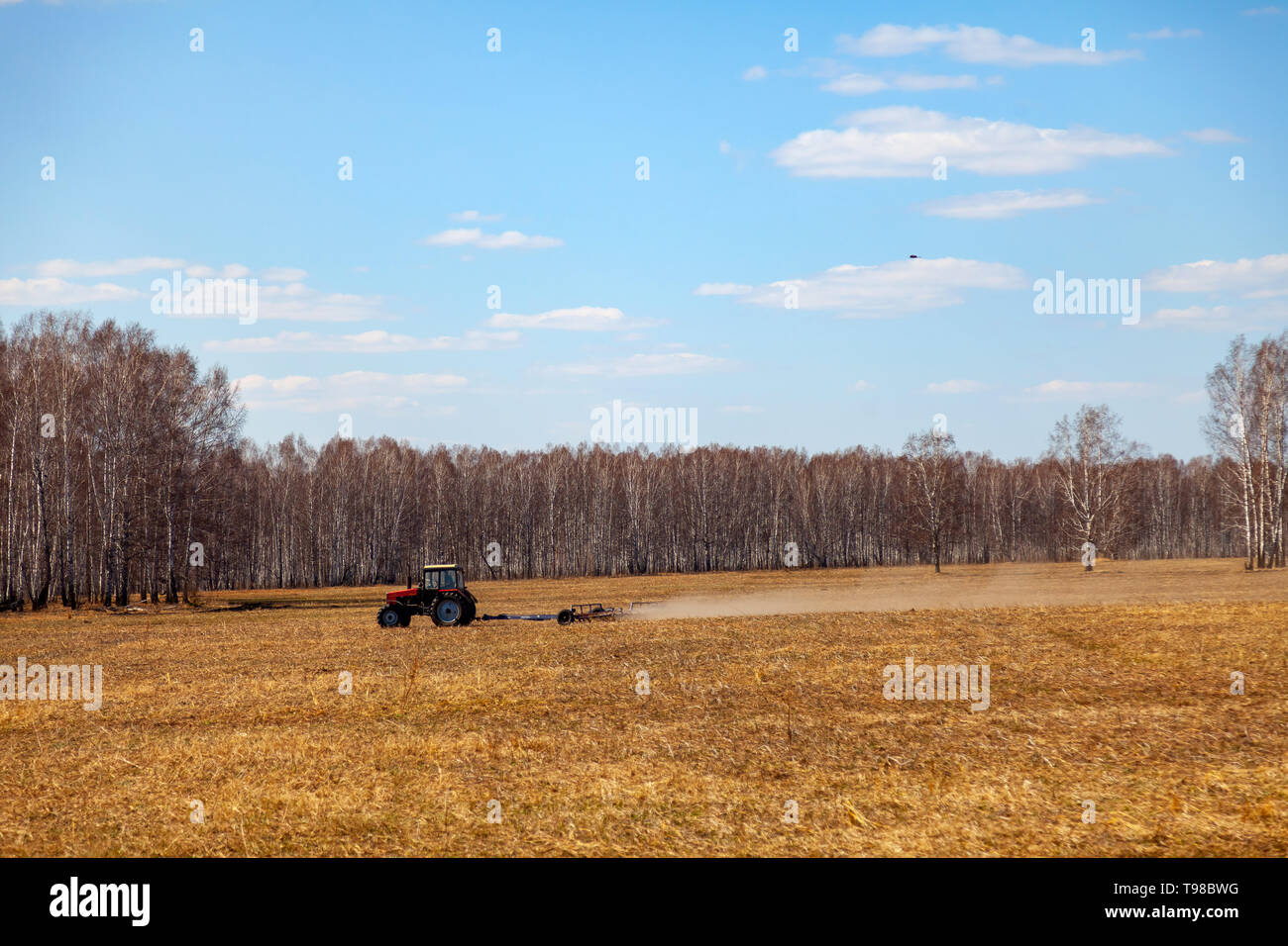Modern tractor trailed plow hi-res stock photography and images - Alamy