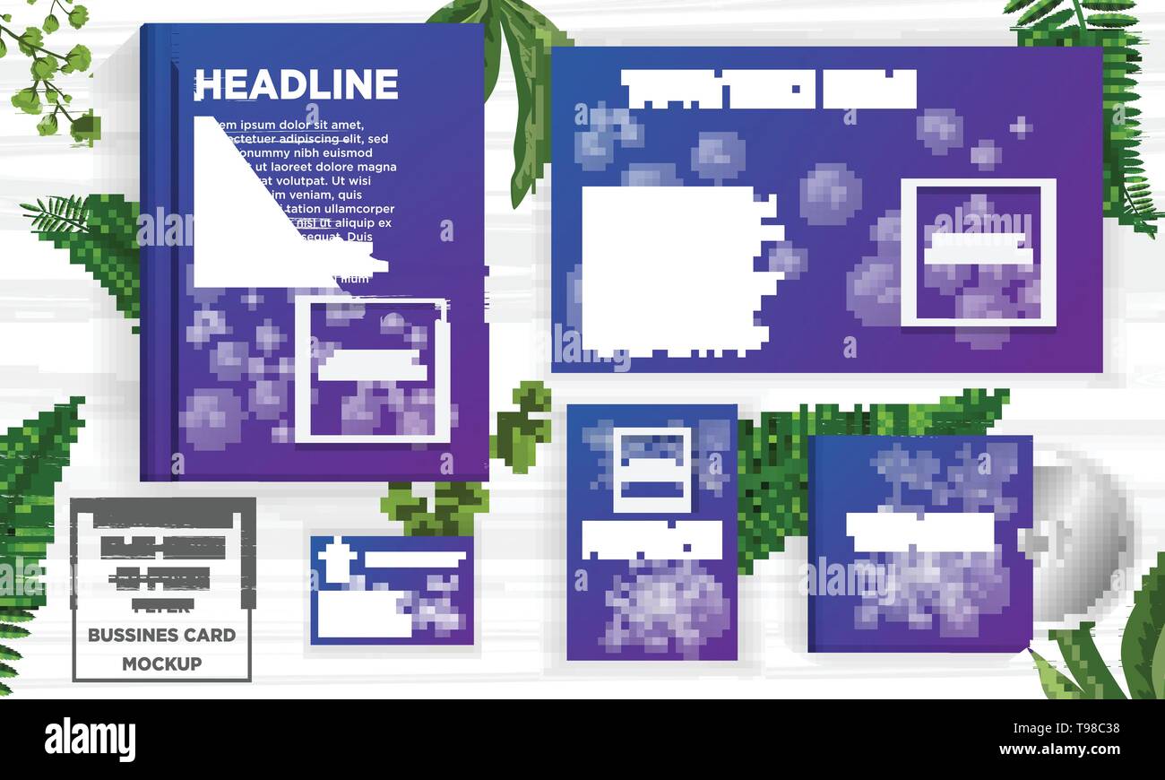 Vector abstract design banner web template Stock Vector Image & Art - Alamy