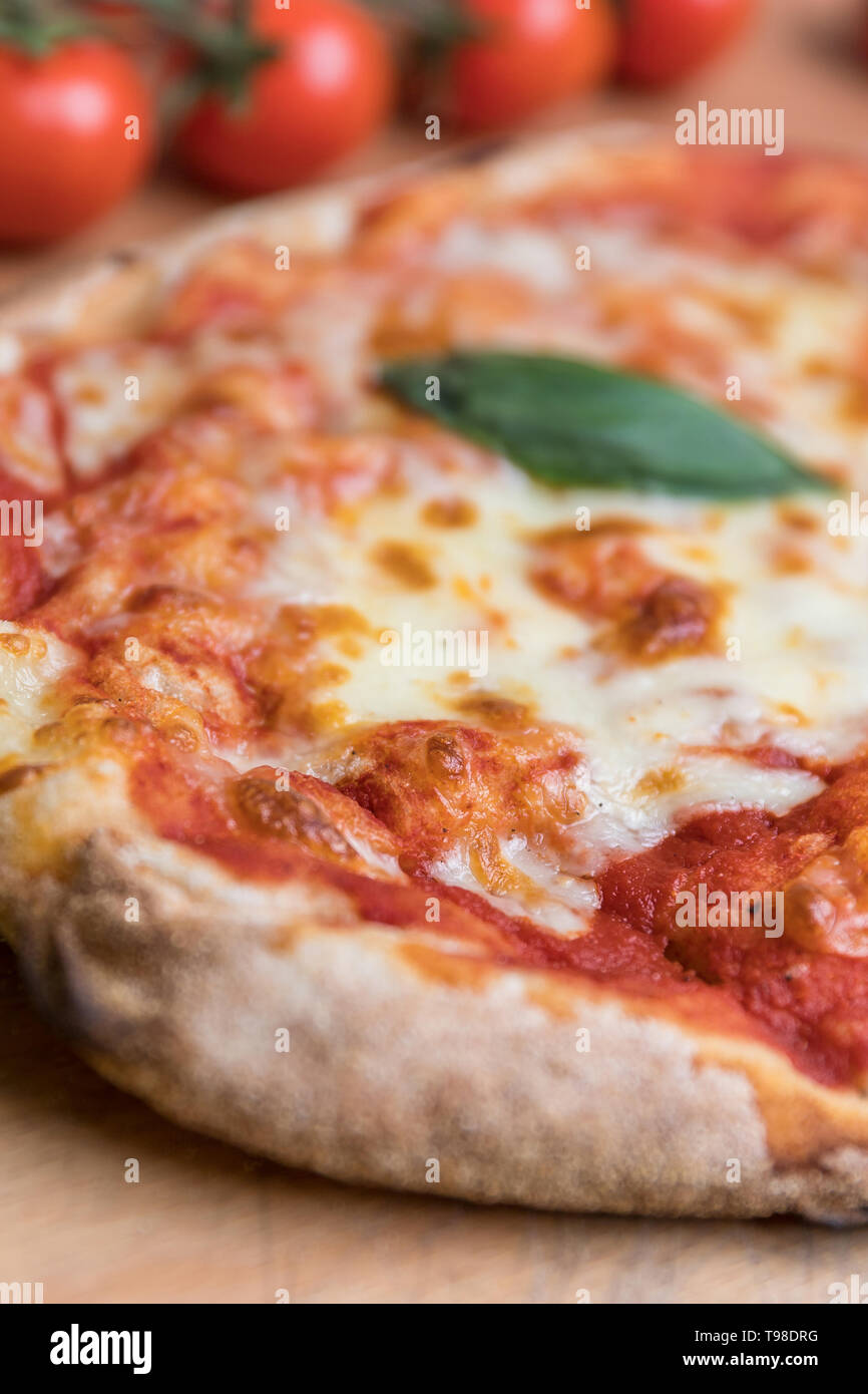 Pinsa romana. Typical pizza of Rome, Italy. A modern take on the ...