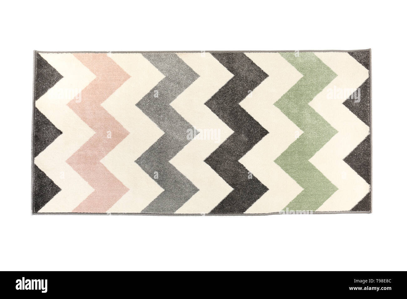 Carpet with pattern on white background Stock Photo - Alamy