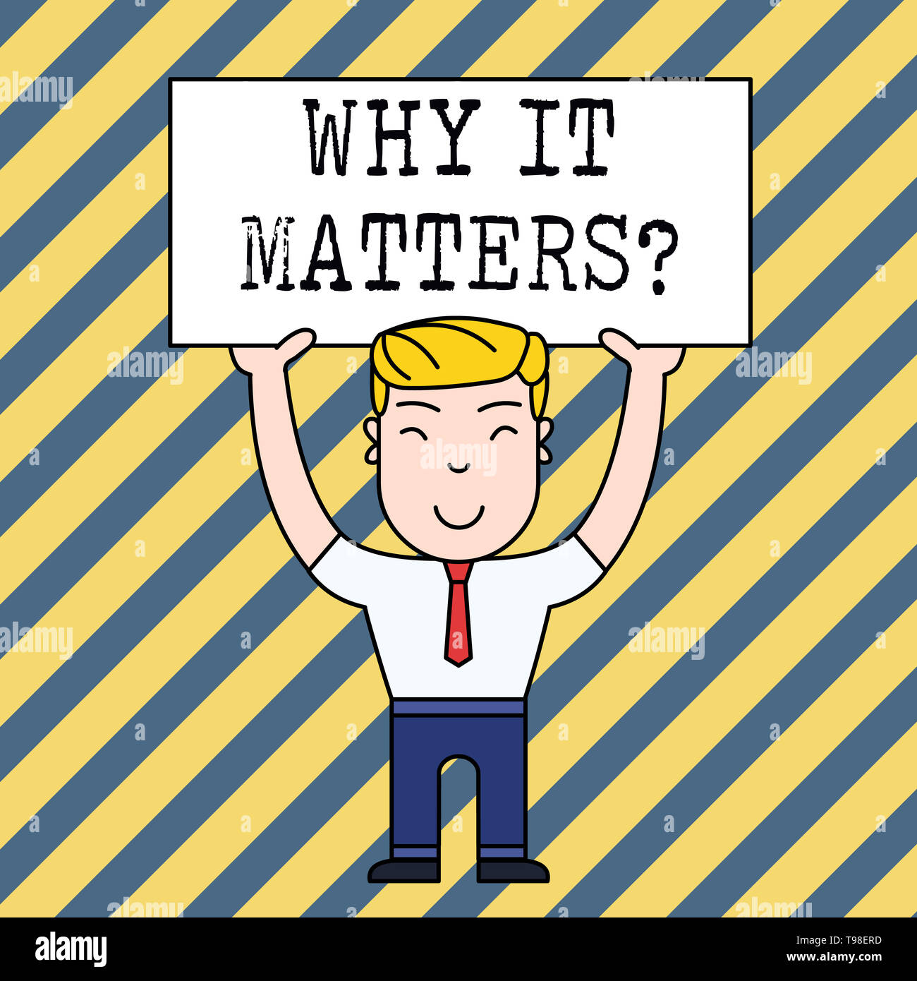 Text sign showing Why It Matters Question. Business photo showcasing ...