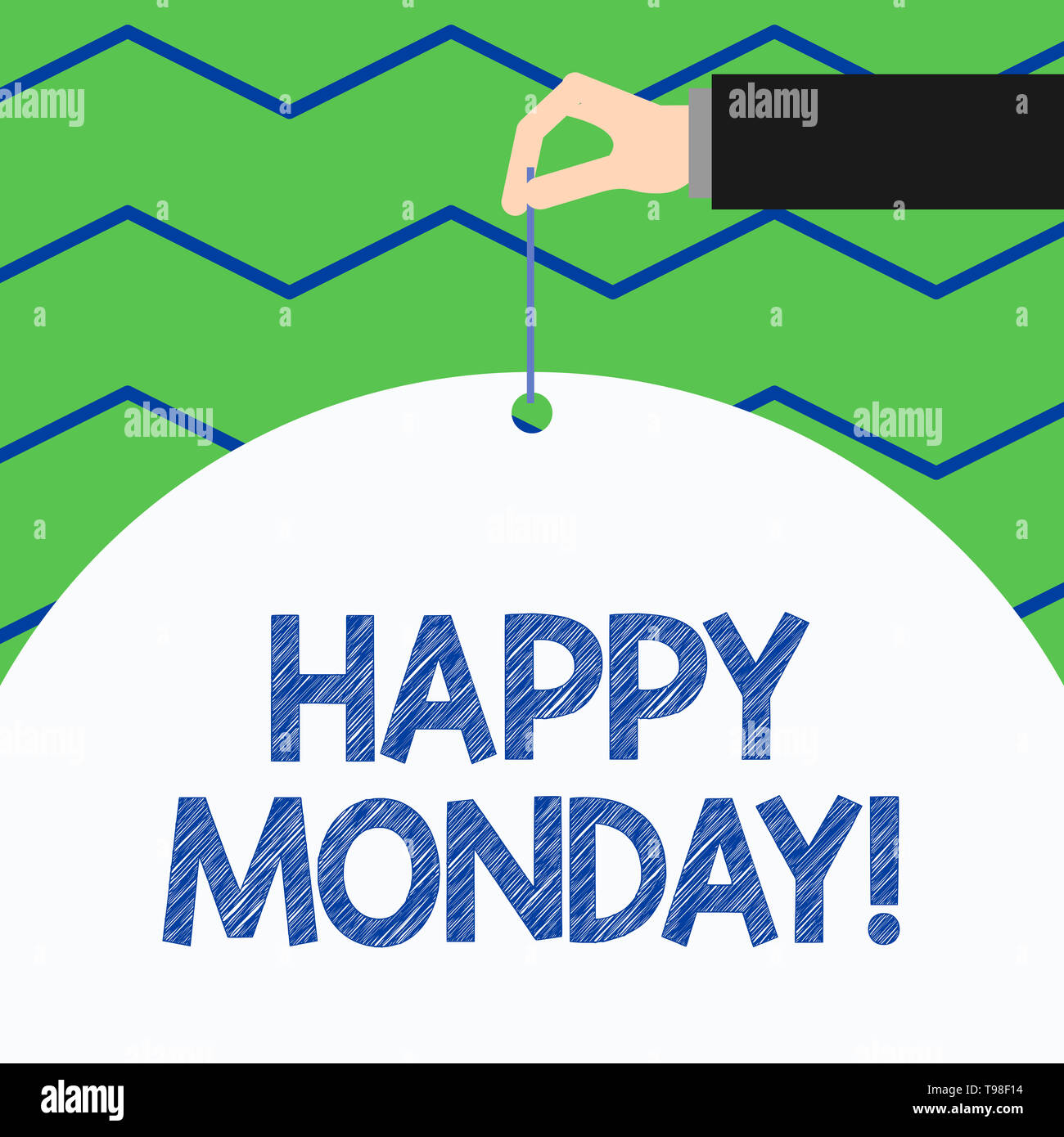 Conceptual hand writing showing Happy Monday. Concept meaning telling ...