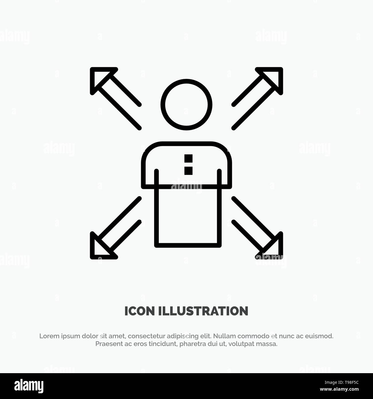 Career paths vector vectors hi-res stock photography and images - Alamy