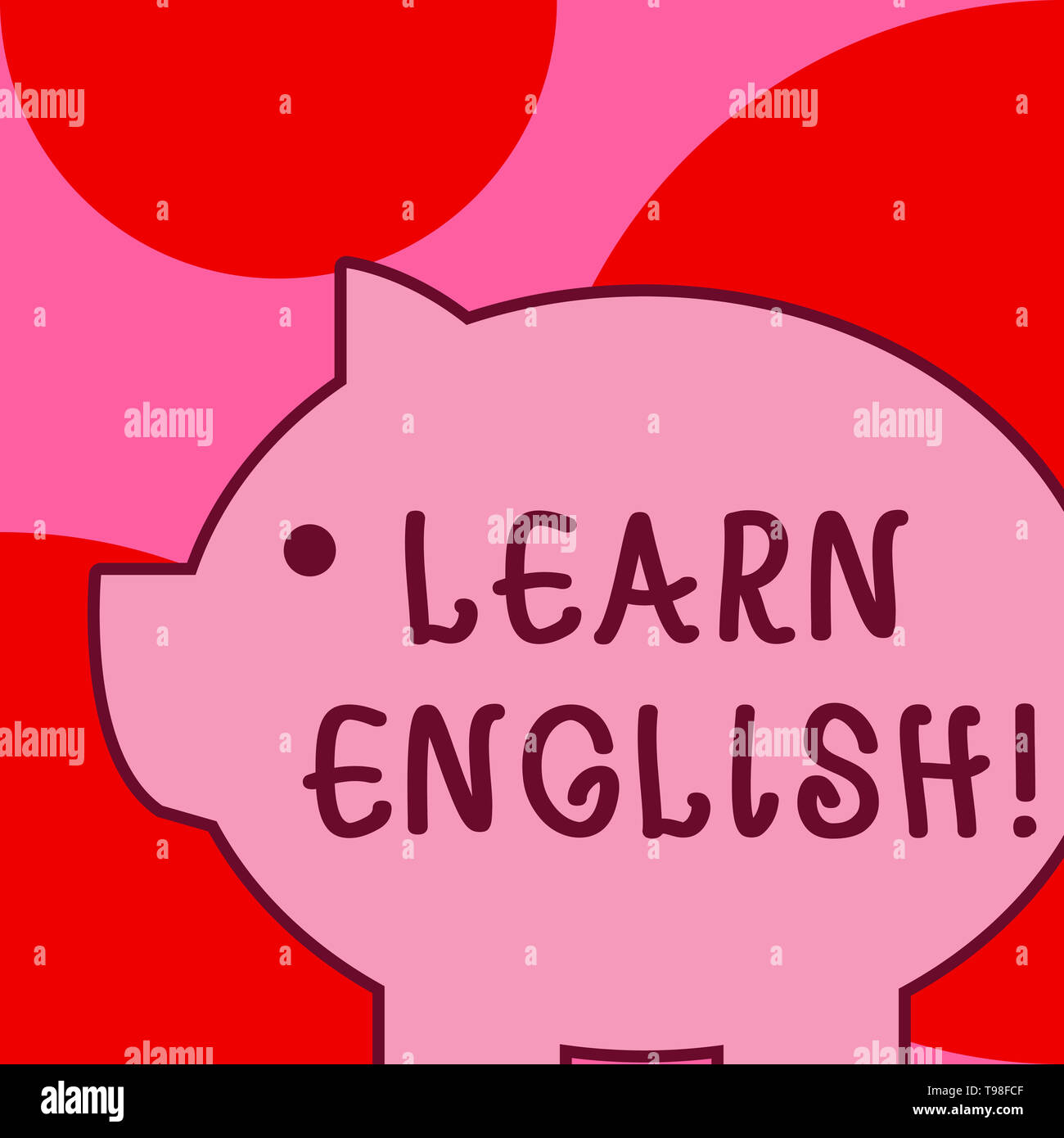 Conceptual hand writing showing Learn English. Concept meaning gain ...