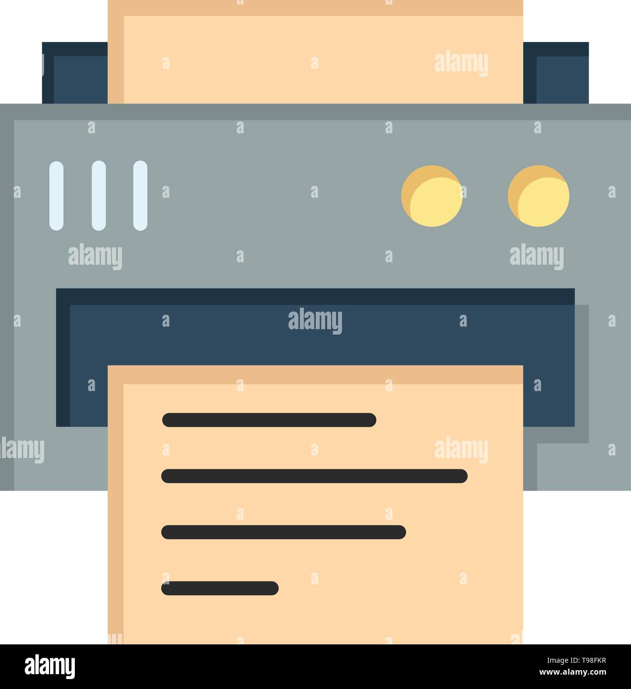 Retro computer printout Stock Vector Images - Alamy