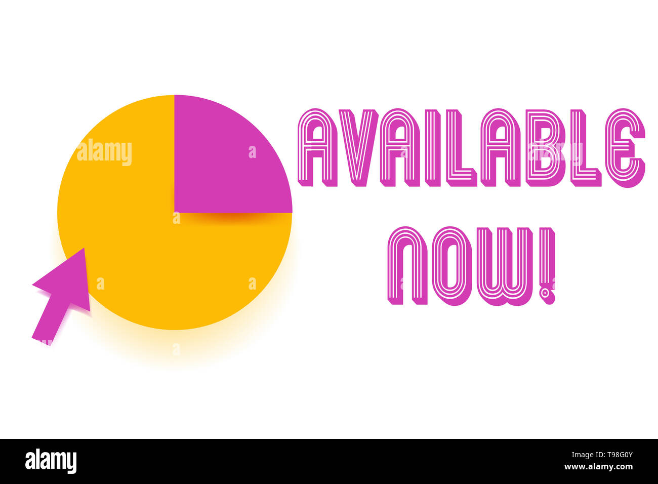 Text sign showing Available Now. Business photo showcasing you can find ...