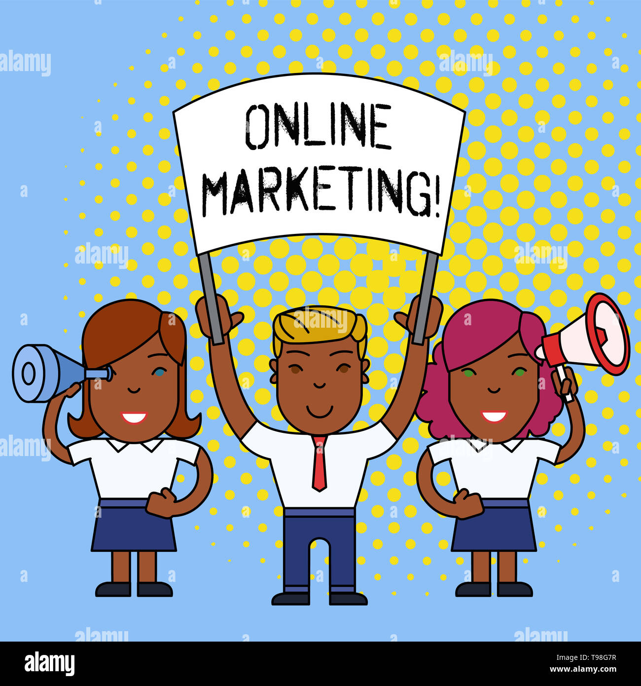 Word writing text Online Marketing. Business photo showcasing ...