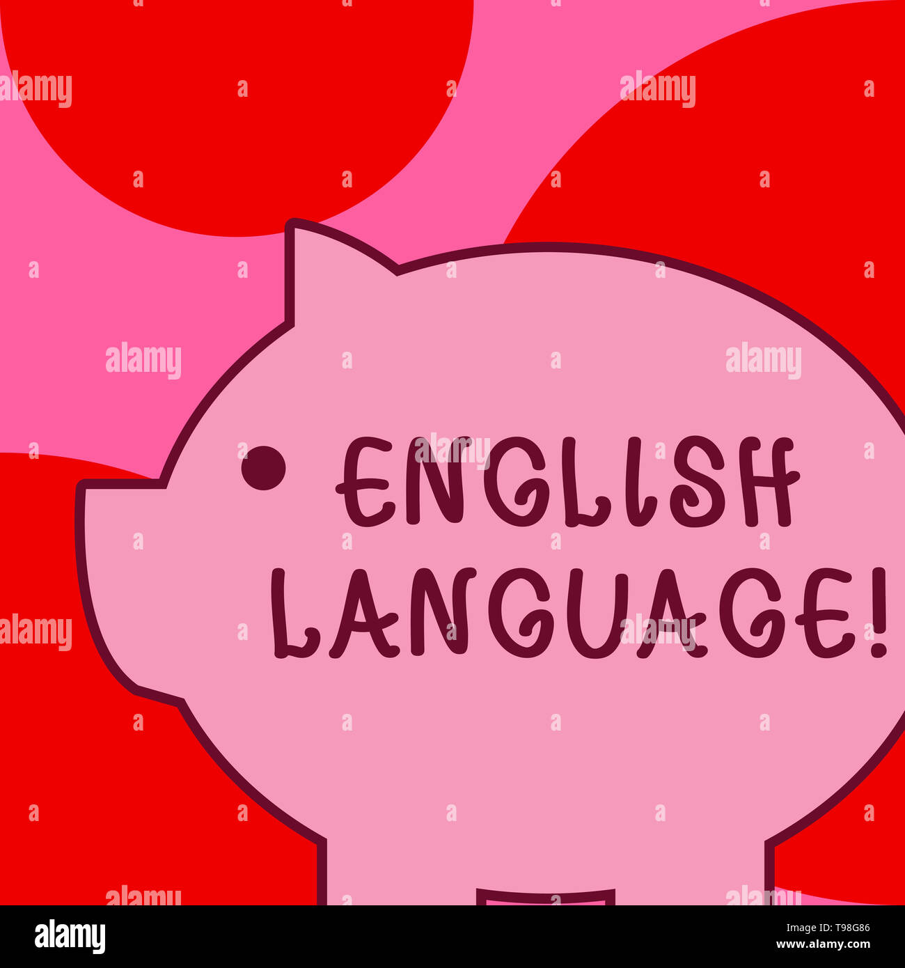 Conceptual hand writing showing English Language. Concept meaning third ...