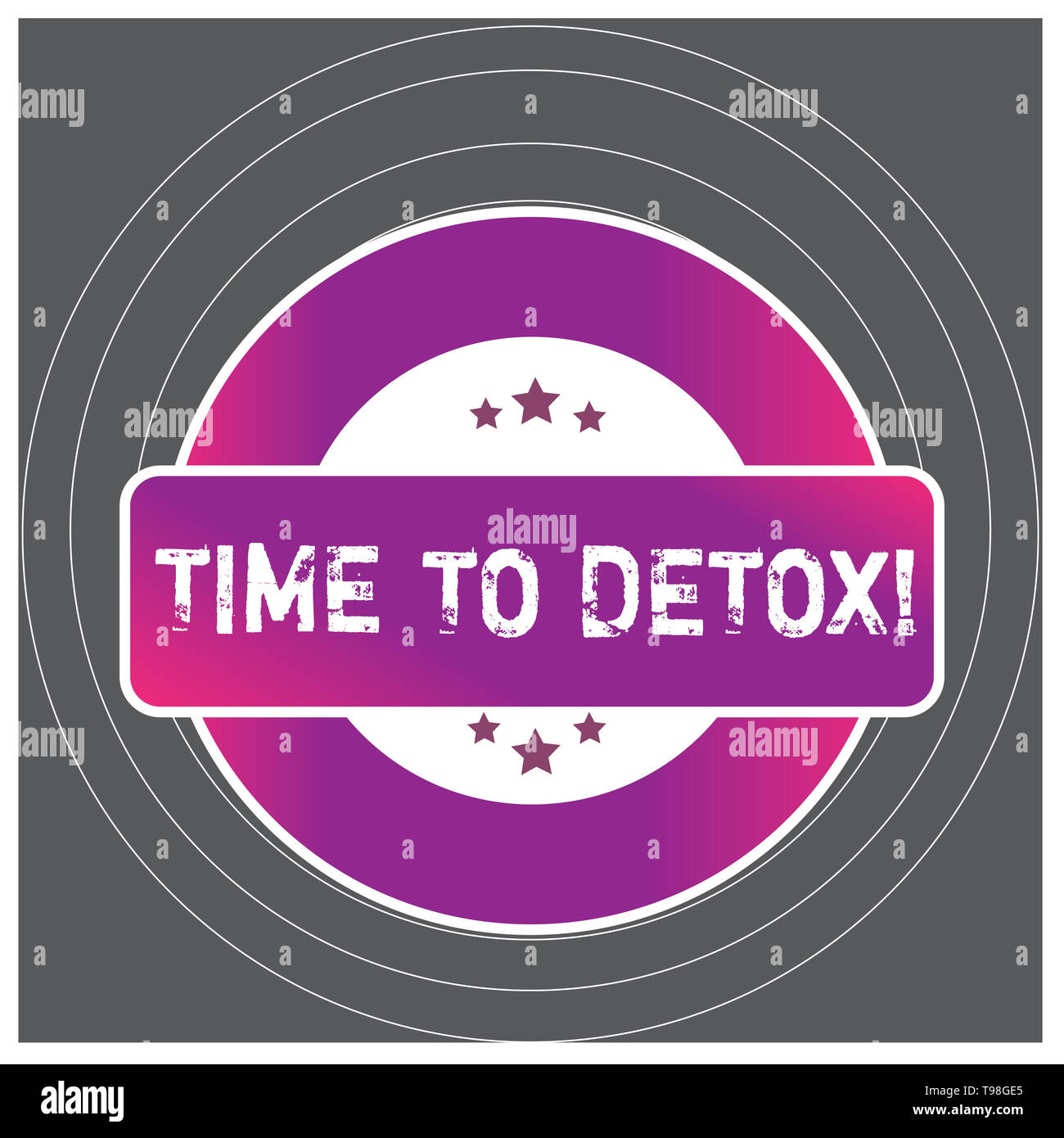 Writing note showing Time To Detox. Business concept for when you ...