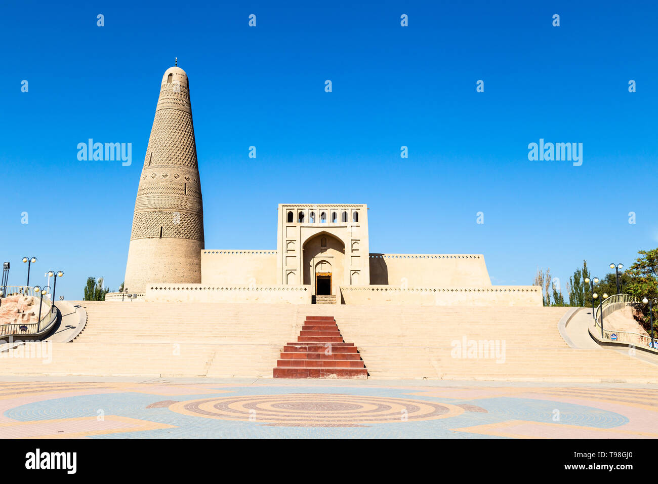 Emin minaret, or Sugong tower, in Turpan, is the largest ancient ...