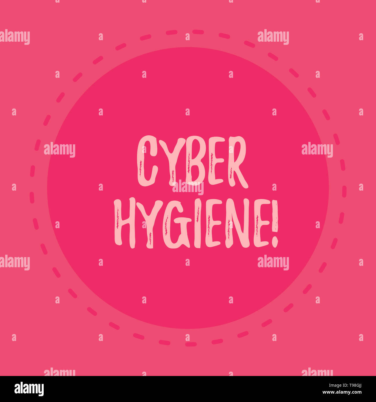 Handwriting Text Writing Cyber Hygiene Conceptual Photo Steps That Computer Users Take To