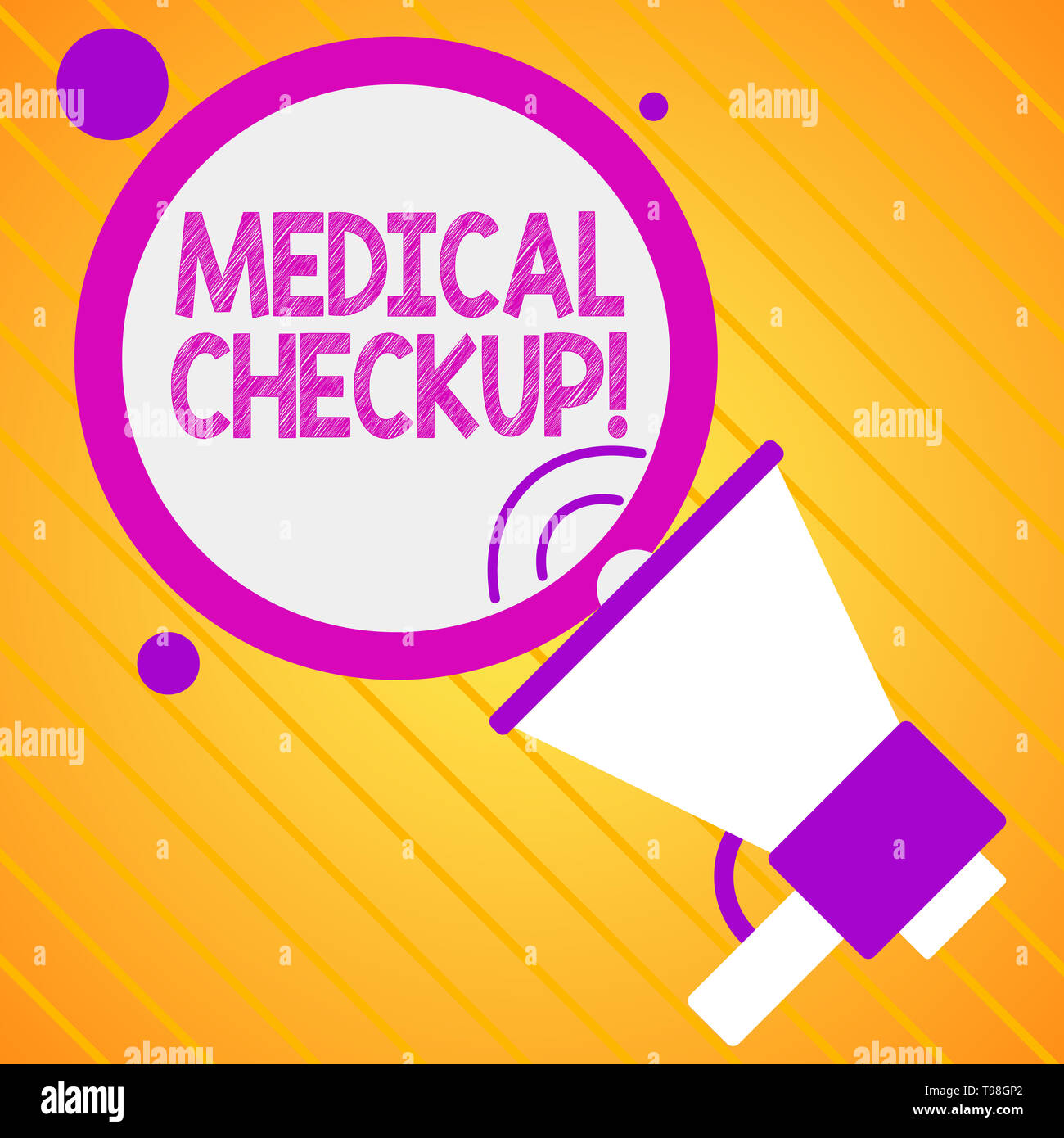 Text sign showing Medical Checkup. Business photo showcasing thorough ...