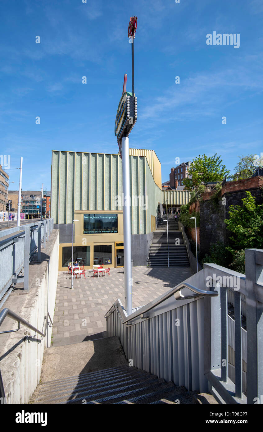 Nottingham Contemporary in Nottingham City, Nottinghamshire England UK ...