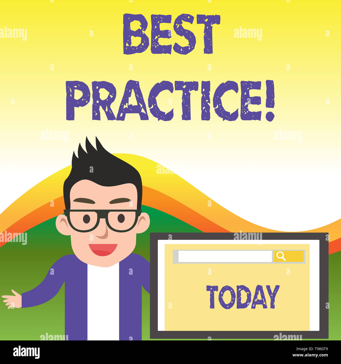 Text sign showing Best Practice. Business photo showcasing commercial ...