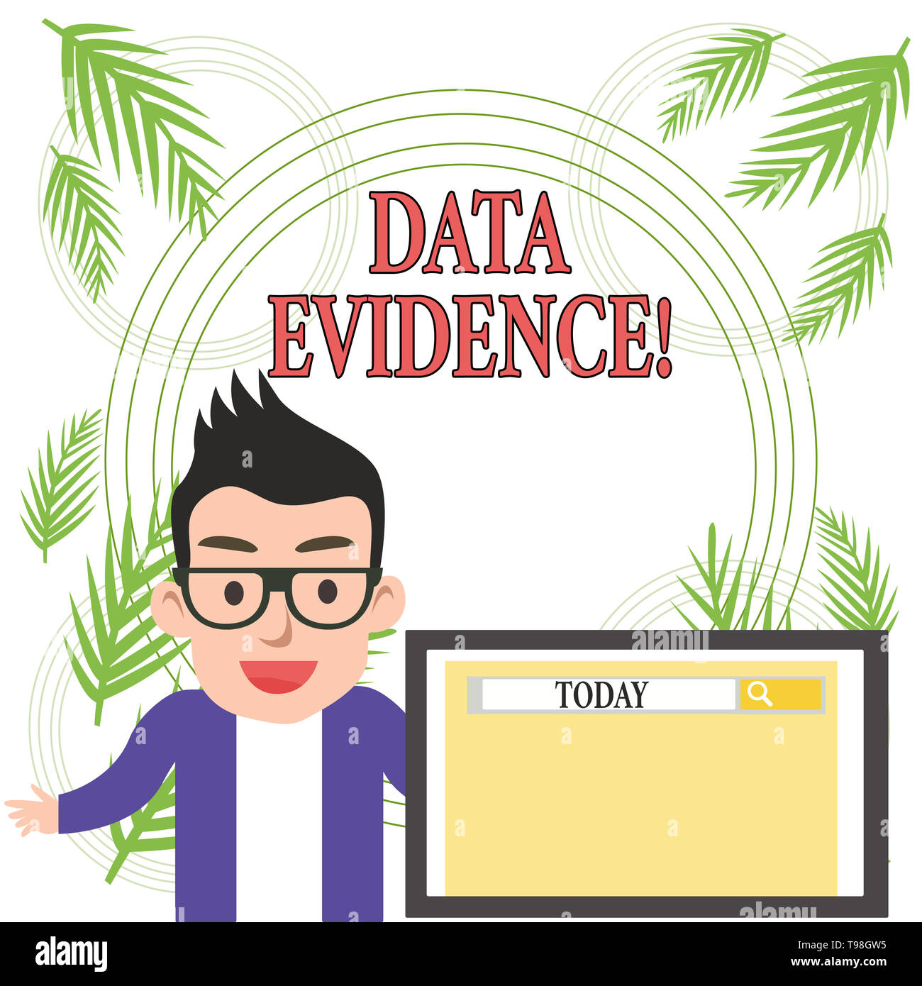 Conceptual hand writing showing Data Evidence. Concept meaning relevant ...