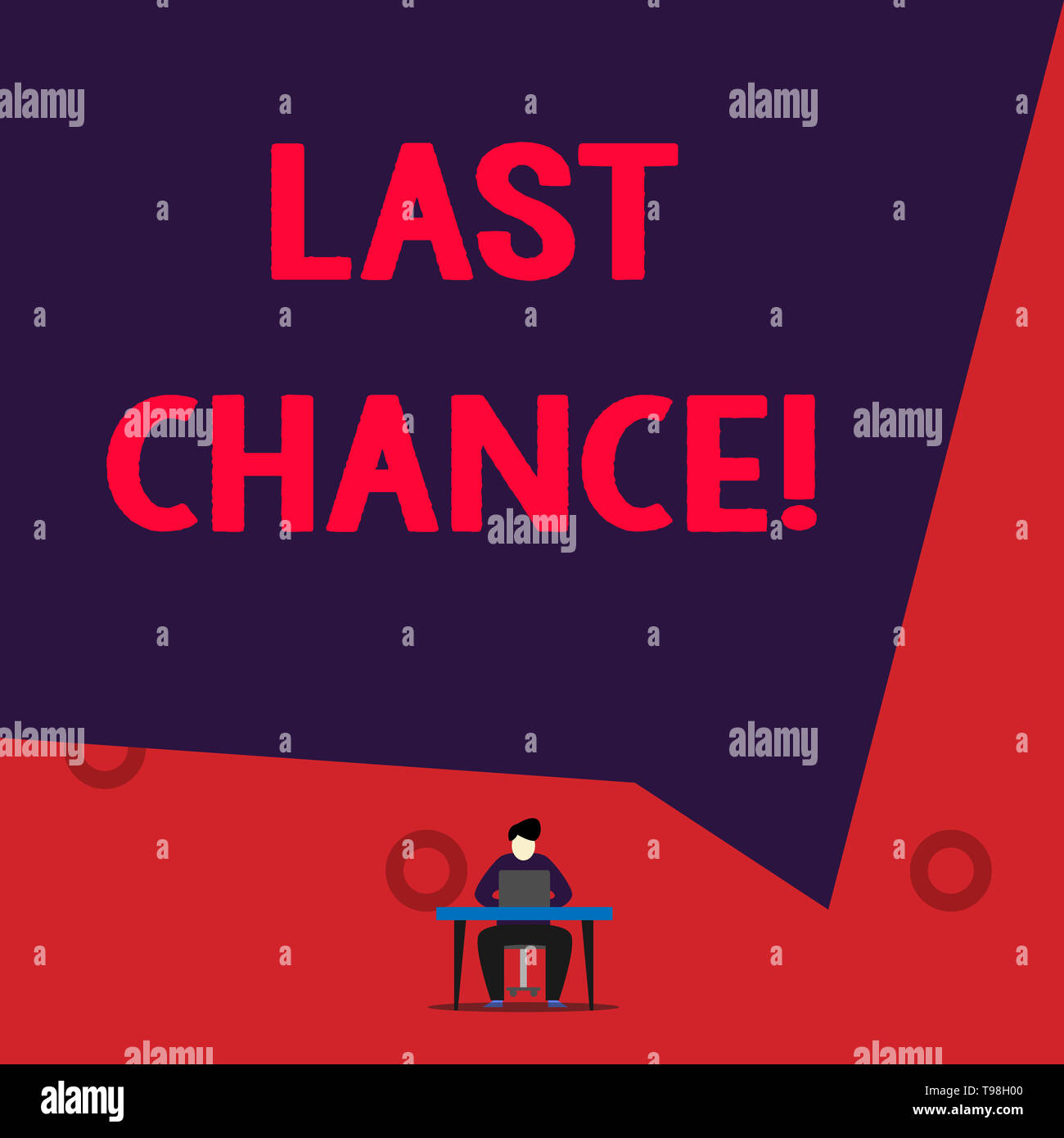 Text sign showing Last Chance. Business photo showcasing final ...