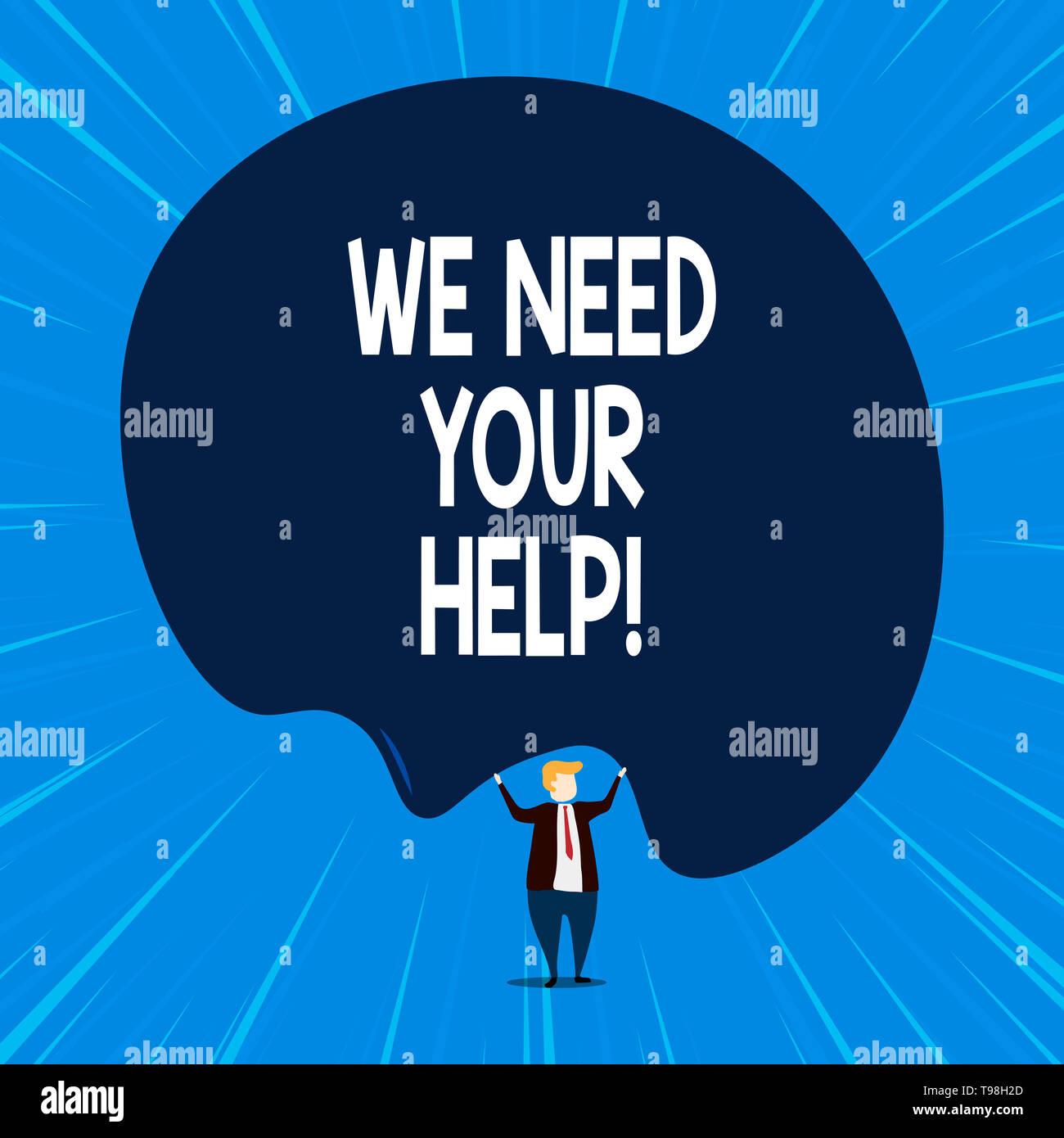 Writing note showing We Need Your Help. Business concept for asking ...