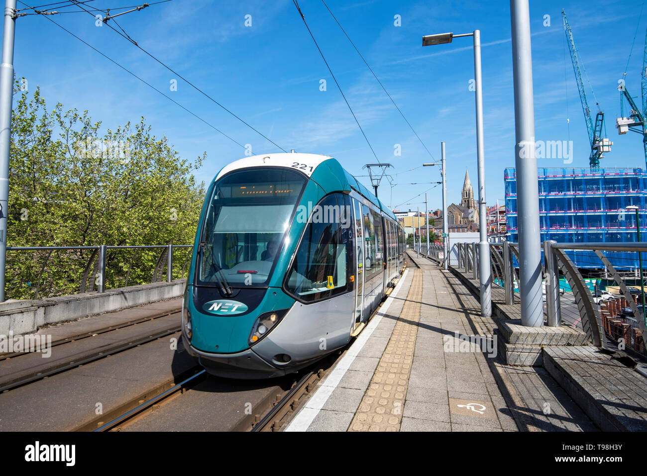 Nottingham tram system hi-res stock photography and images - Alamy