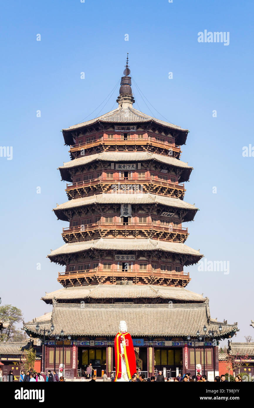 Yingxian wooden tower hi-res stock photography and images - Alamy