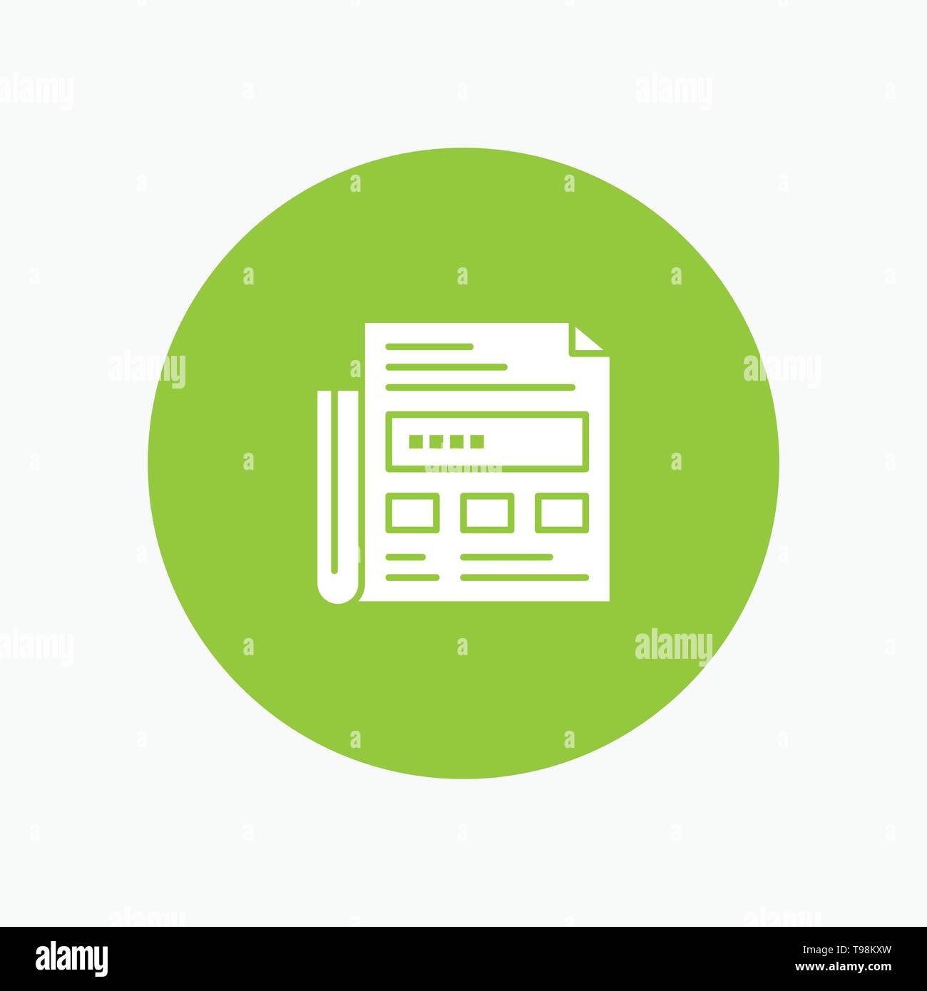 Paper newspaper magazine pages Stock Vector Images - Alamy