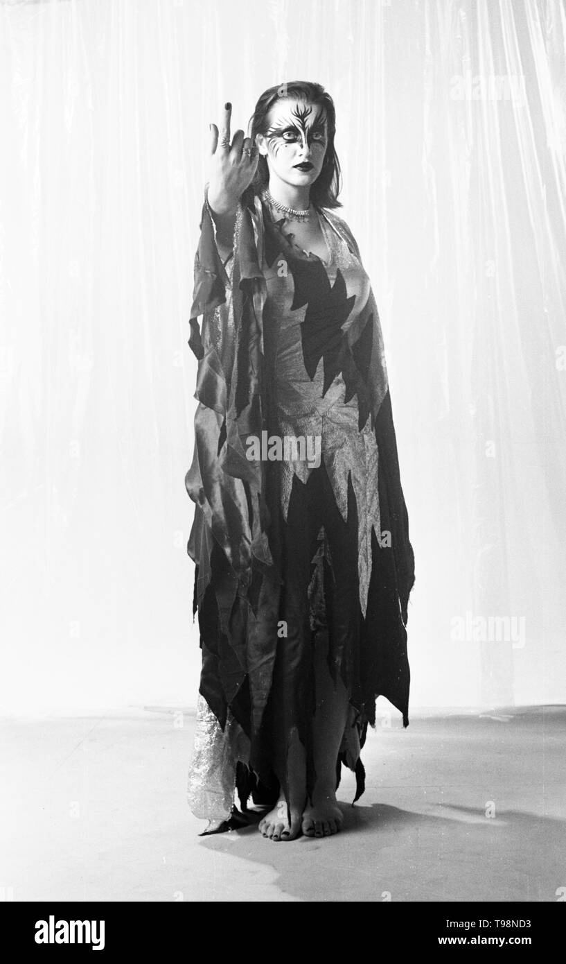 Amsterdam, Netherlands - 1972: Stacia (Stacia Blake) the exotic dancer ...