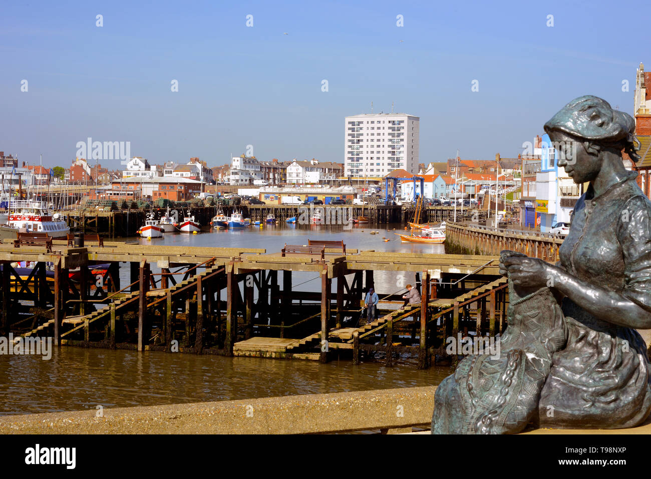Bridlington harbour, East Yorkshire Stock Photo - Alamy