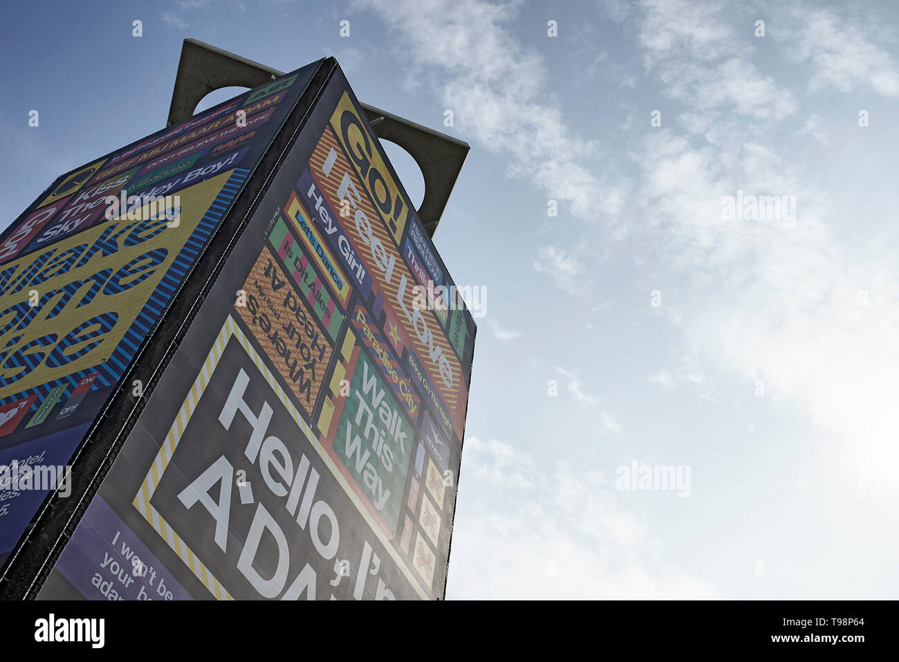 A'dam tower covered in billboard advertising promoting the city of ...