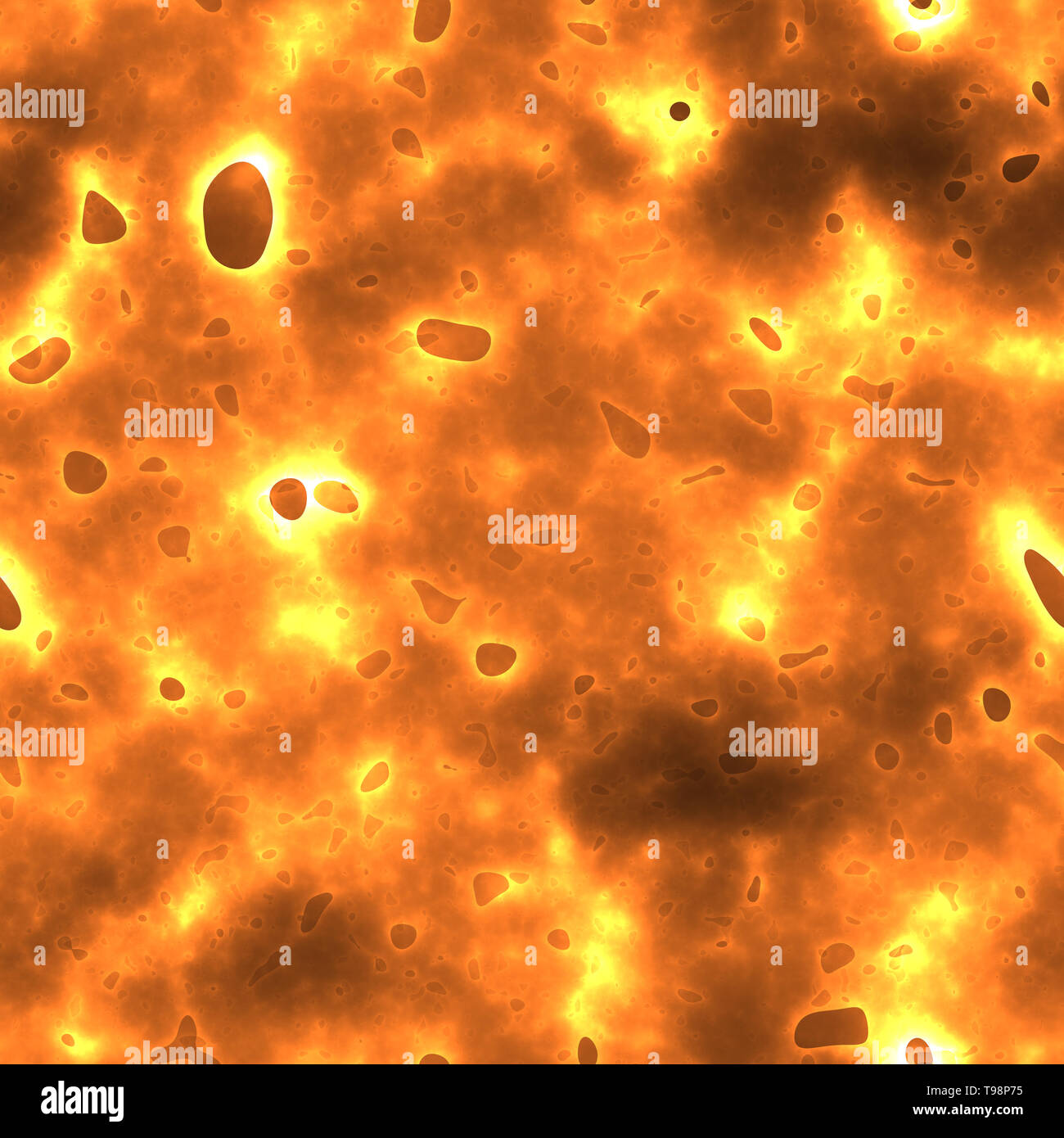 Flaming Rocks Seamless Texture Tile Stock Photo - Alamy