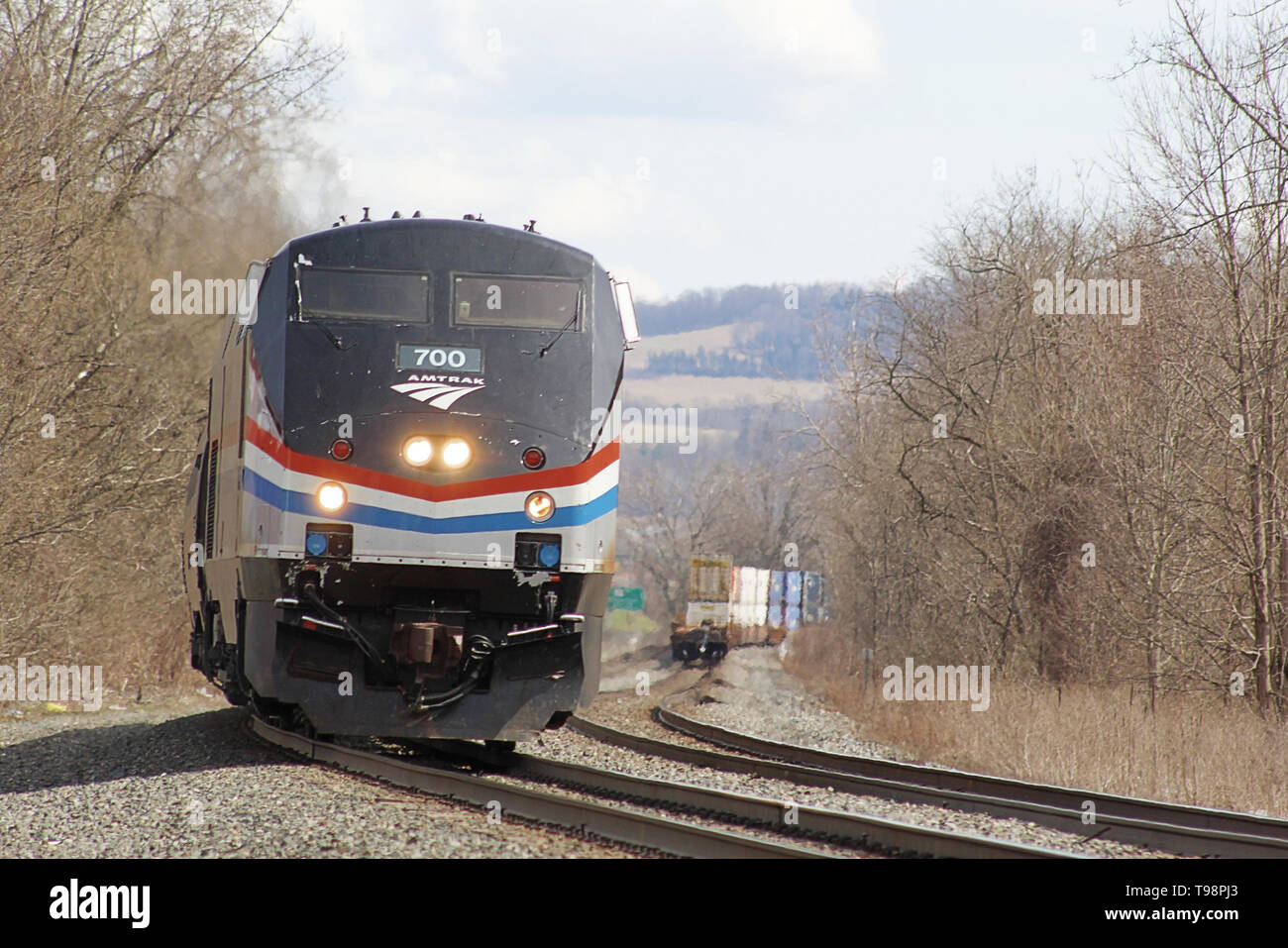 Amtrak empire hi-res stock photography and images - Alamy