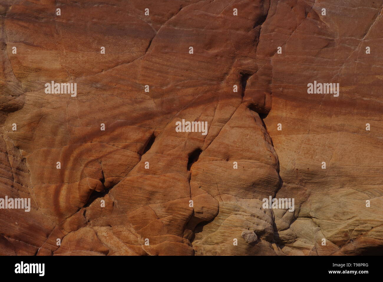 Geology Close Up Natural Background of Red Carboniferous Sandstone of ...