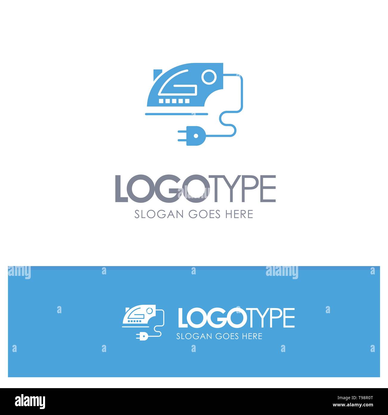 The iron house sign Stock Vector Images - Alamy