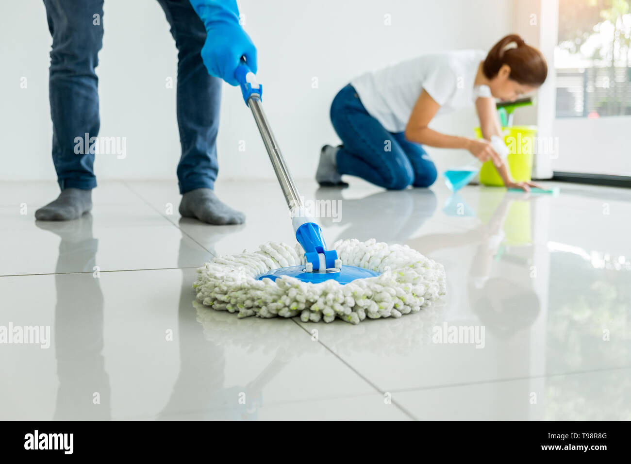 Cleaning mop brushes detergents hi-res stock photography and images - Alamy