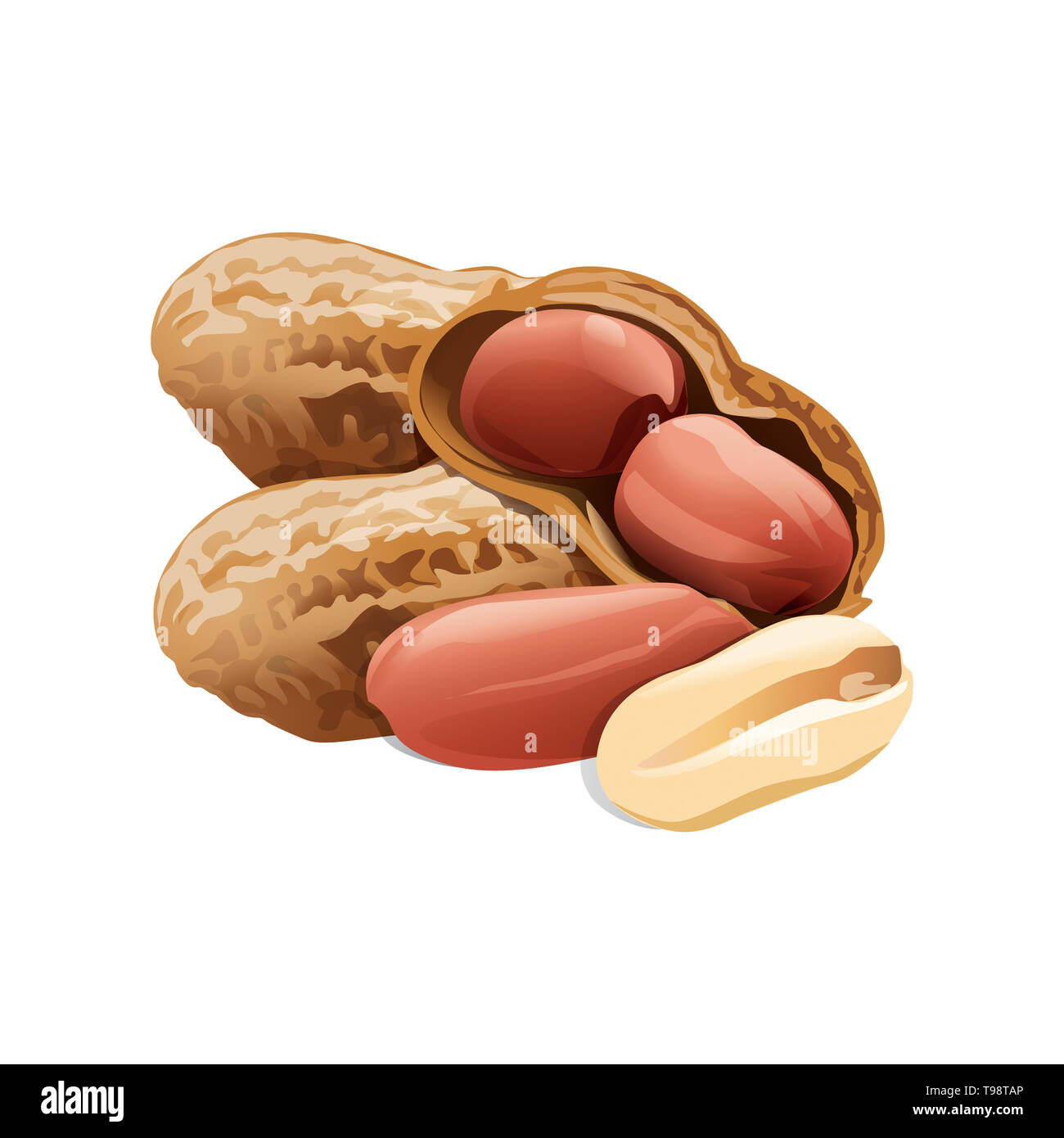 Peanuts with and without shell hi-res stock photography and images - Alamy