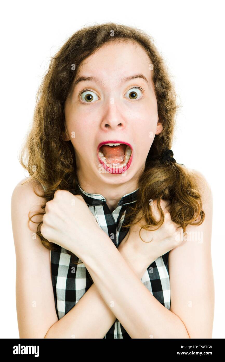 Fearful scare hi-res stock photography and images - Alamy