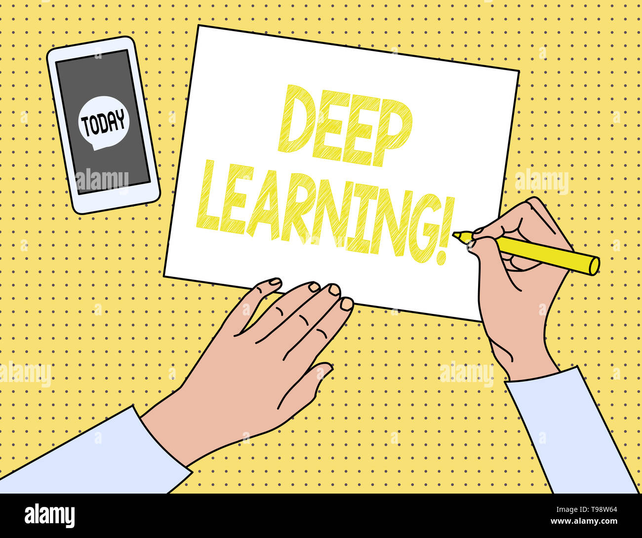 Word writing text Deep Learning. Business photo showcasing the ...