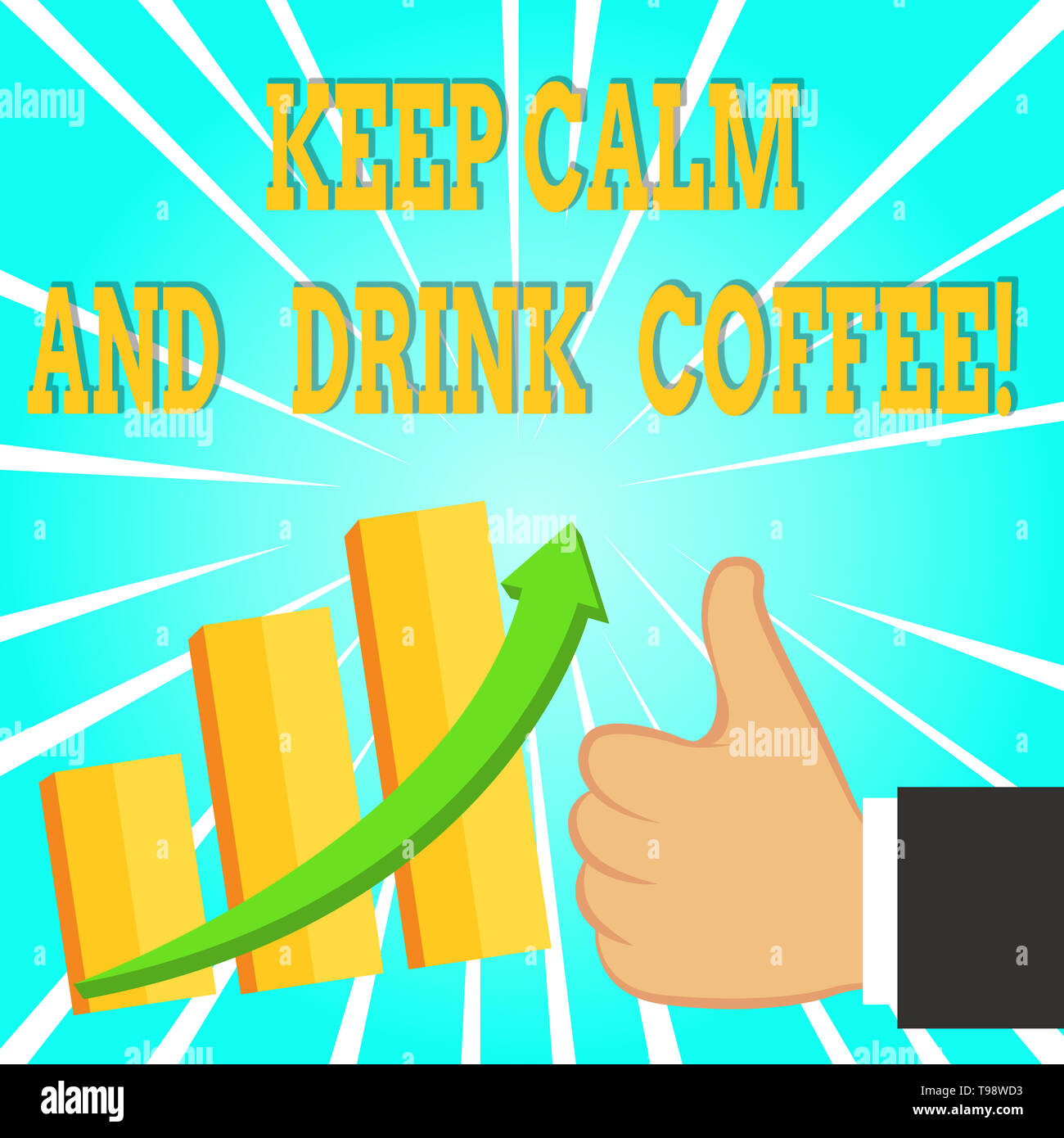 Keep calm drink coffee sign hi-res stock photography and images - Alamy