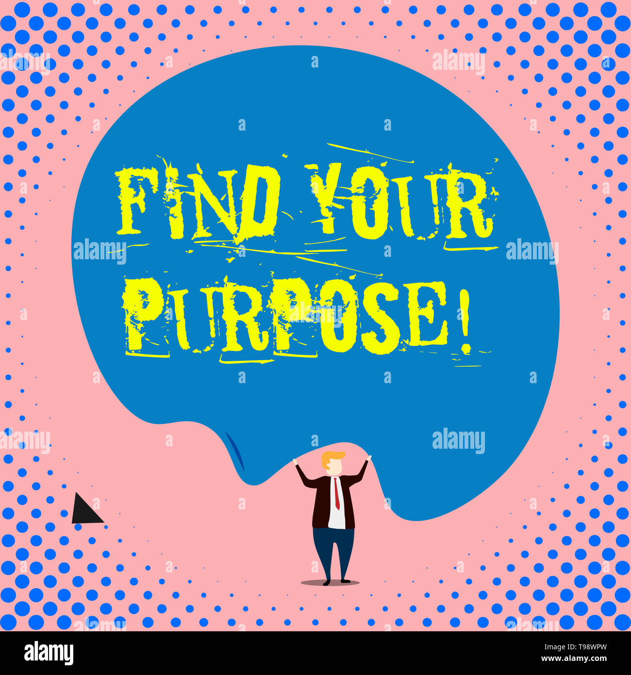 Conceptual hand writing showing Find Your Purpose. Concept meaning ...