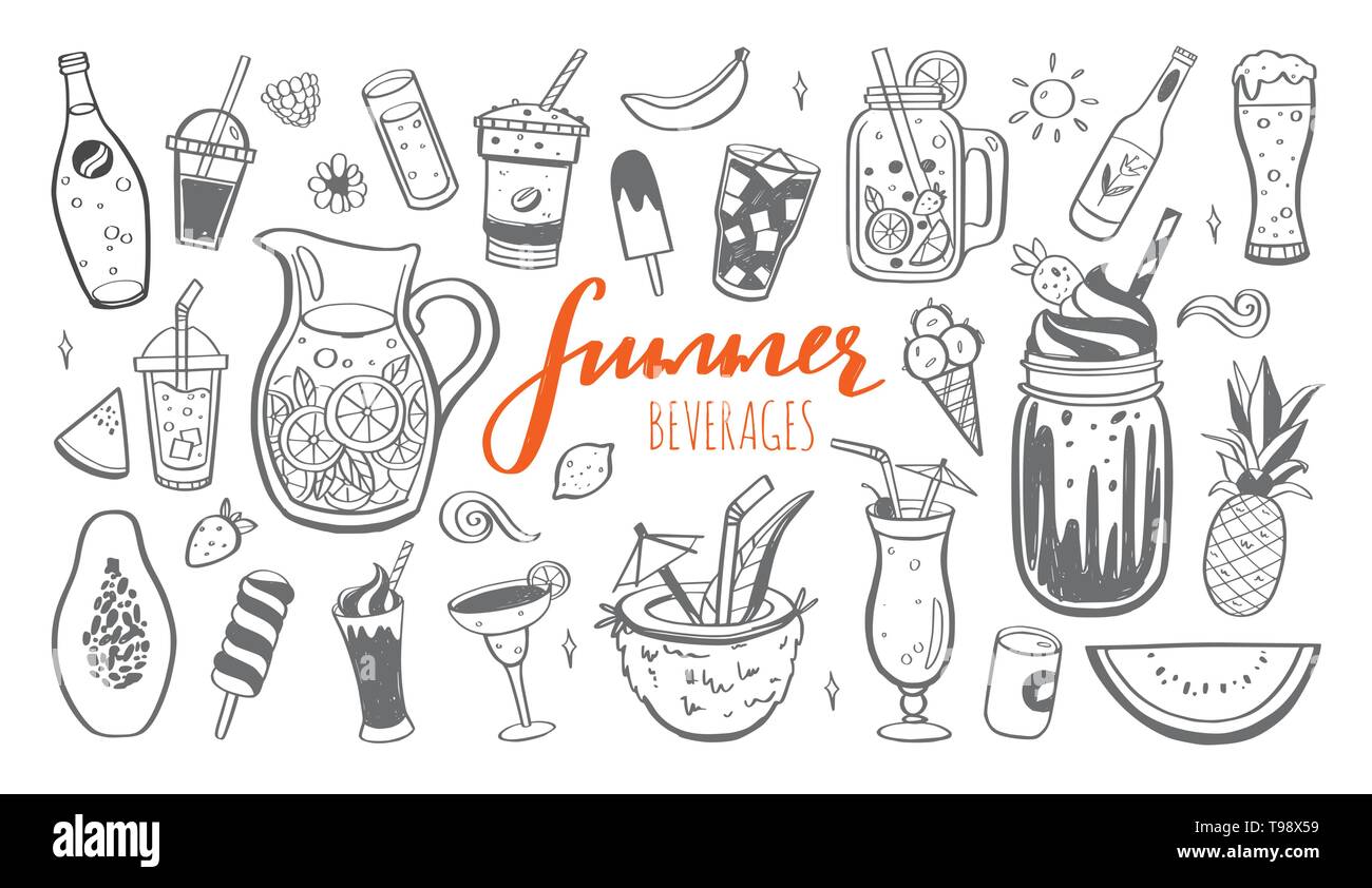 Punch drink retro Stock Vector Images - Alamy