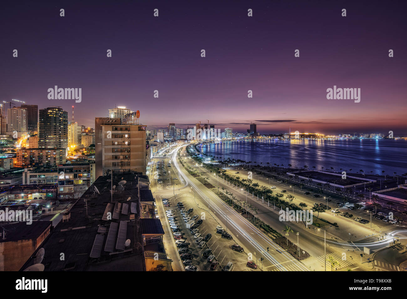 Luanda skyline night hi-res stock photography and images - Alamy