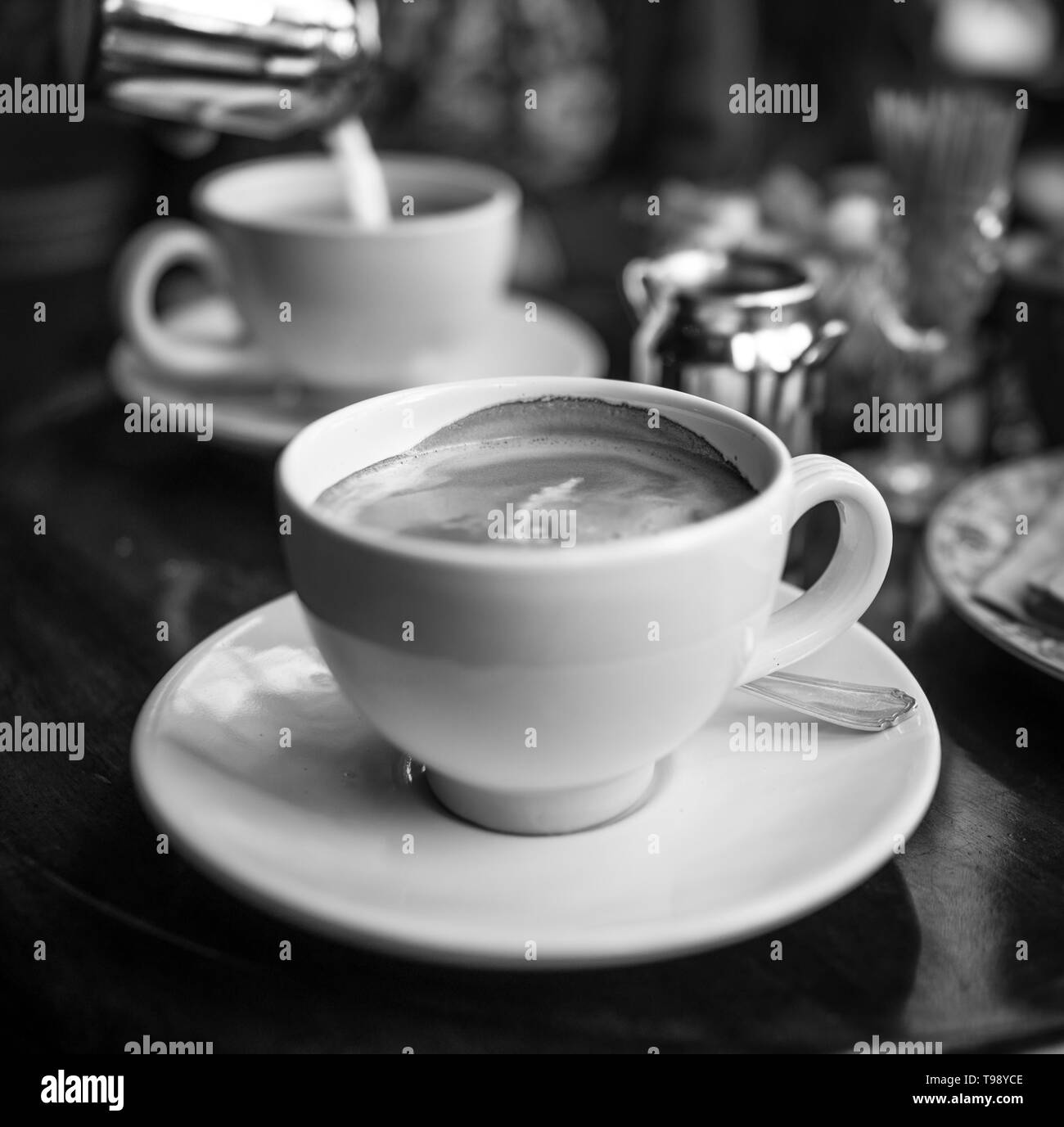 White jug milk cups hi-res stock photography and images - Alamy