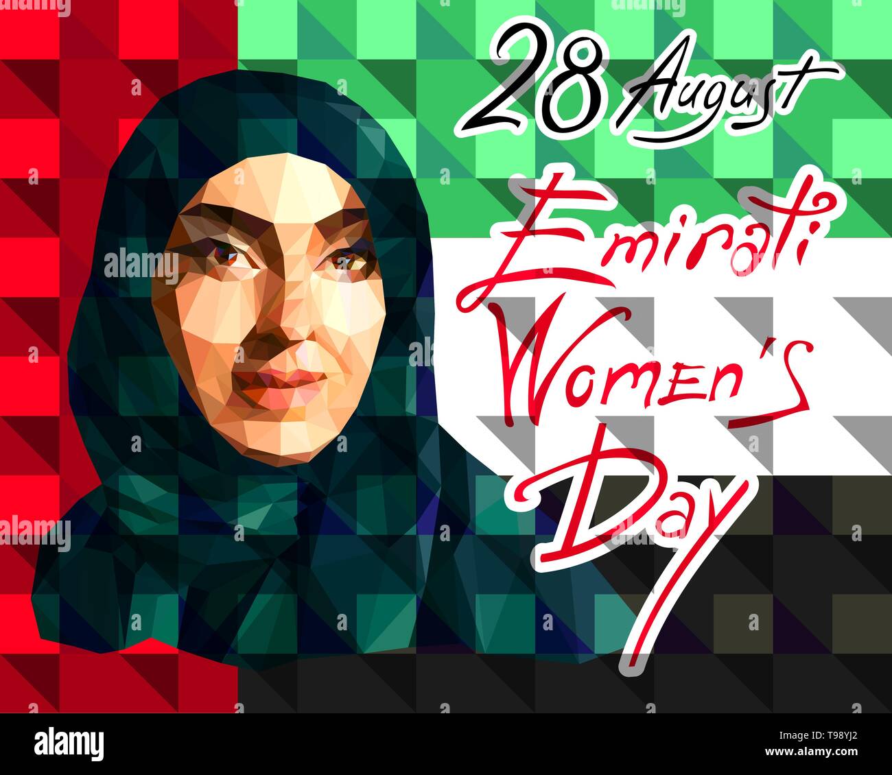 Emirati women Stock Vector Images - Alamy