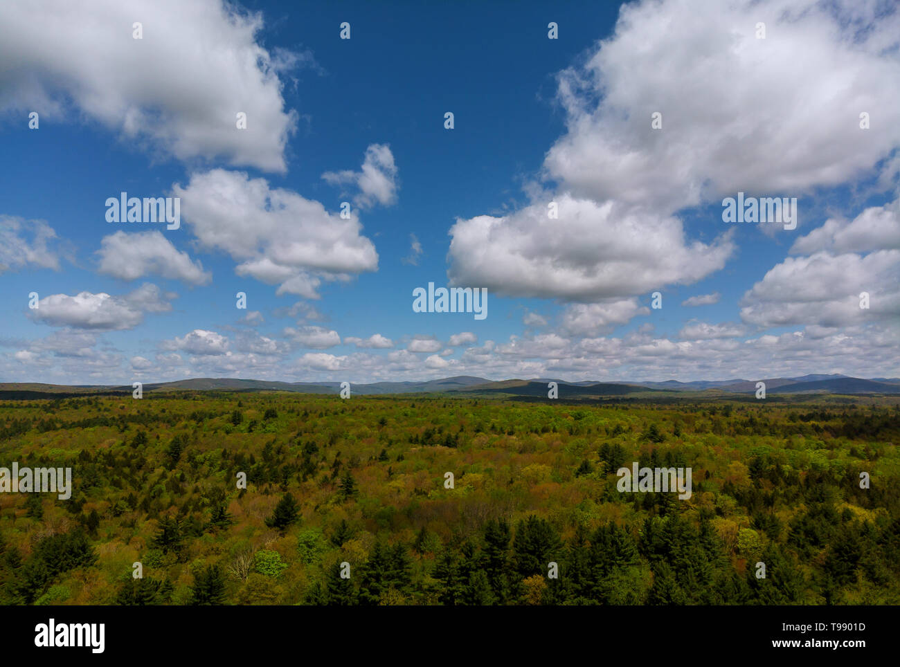 Beautiful mountains landscape in Pocono Mountains Pennsylvania Stock ...