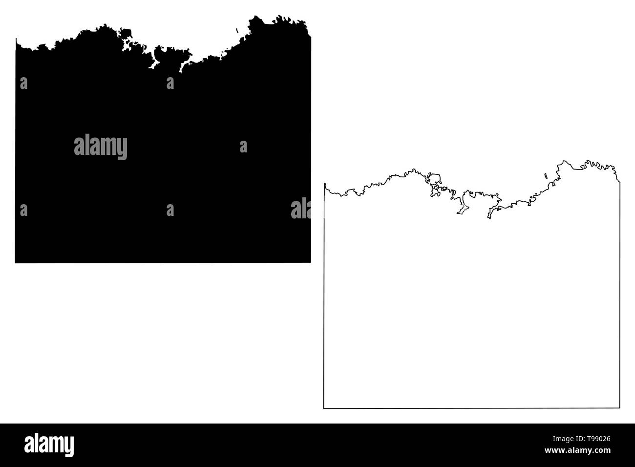 Atlanta area map Cut Out Stock Images & Pictures - Alamy