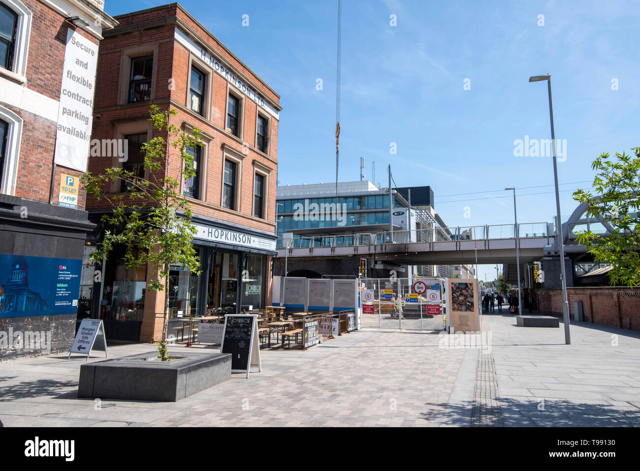 Station Street in Nottingham City, Nottinghamshire England UK Stock ...