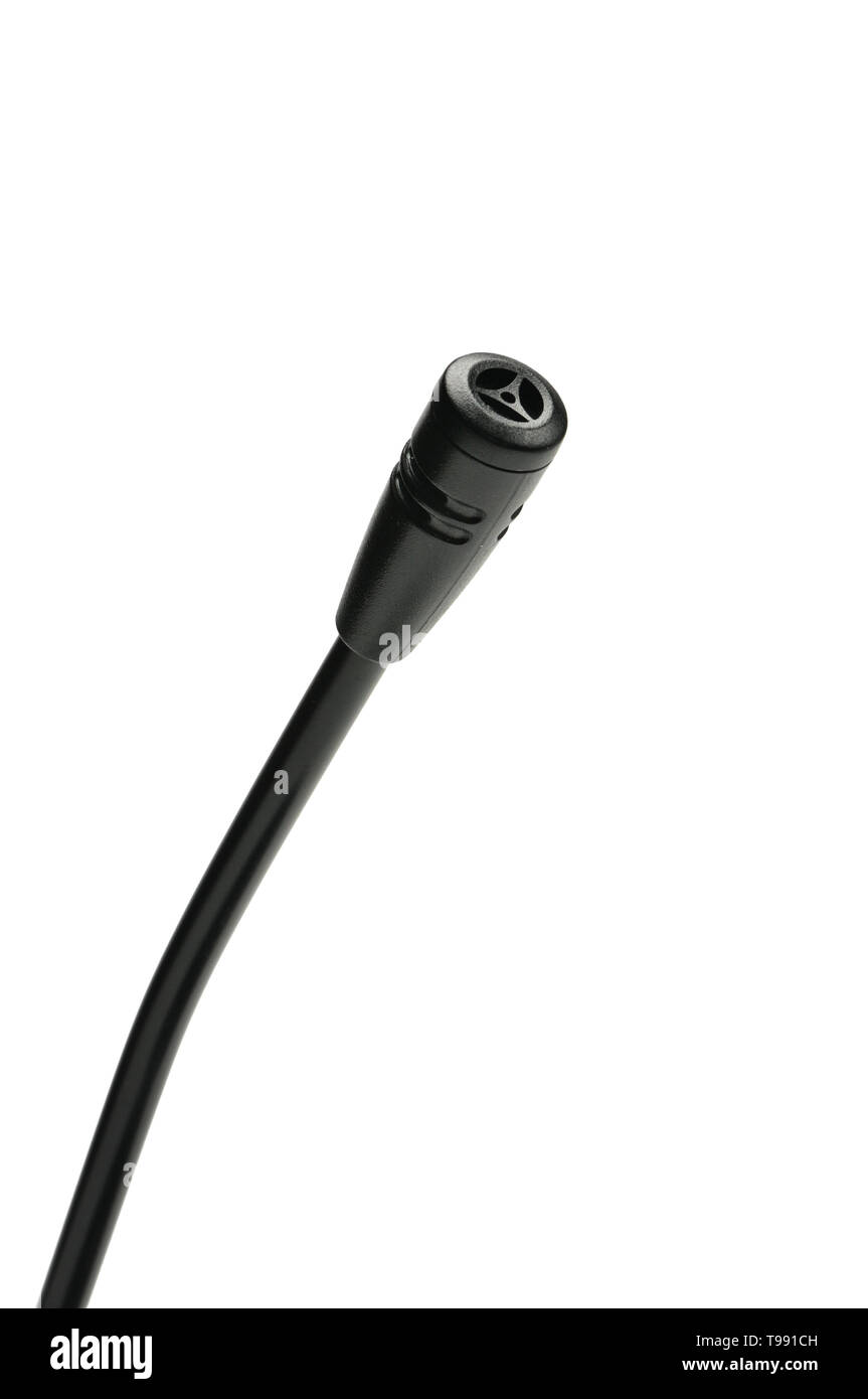 Microphone for talking on an isolated white background Stock Photo - Alamy