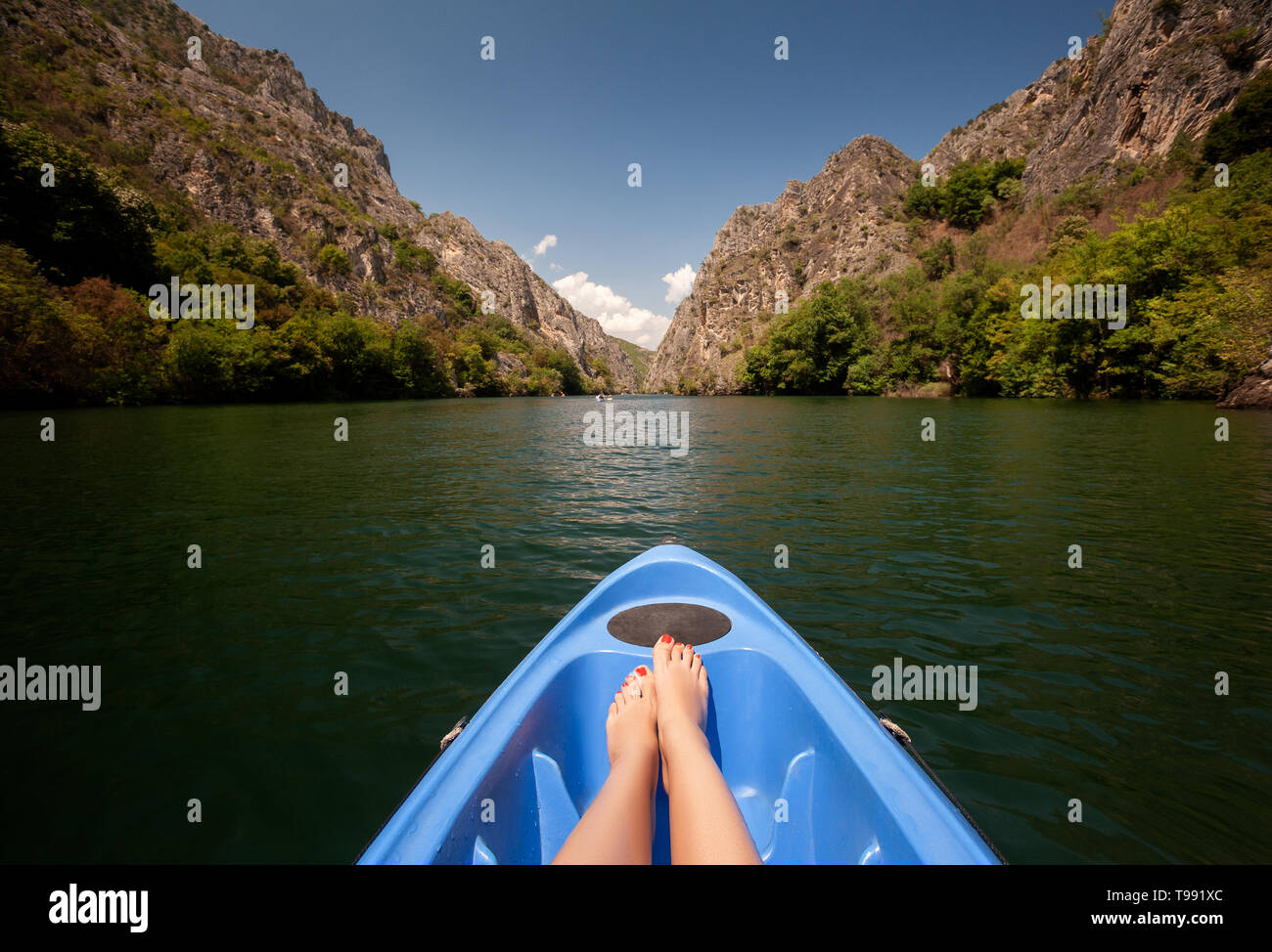 Woman water legs outdoor hi-res stock photography and images - Alamy
