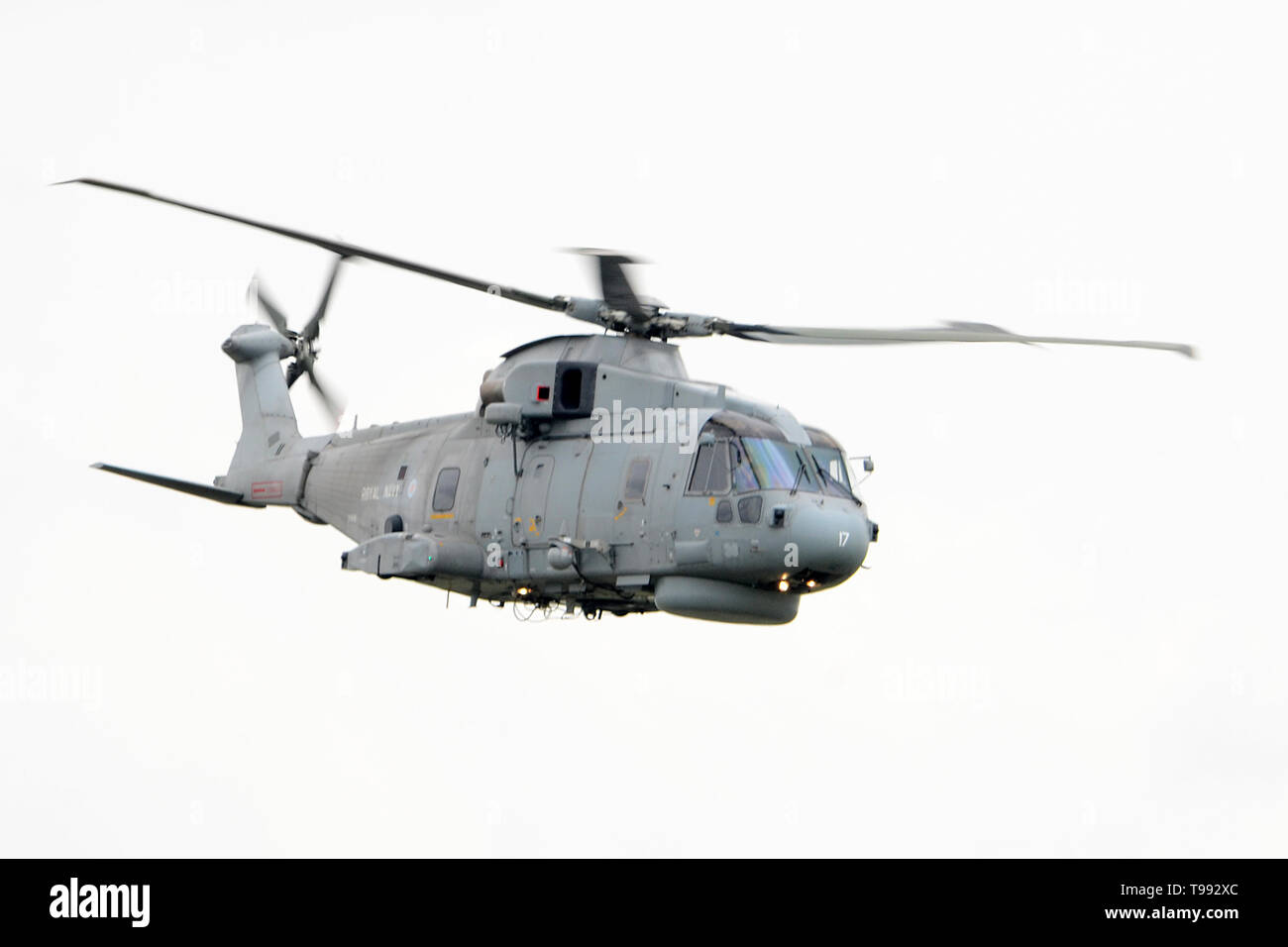 Royal navy merlin mk2 helicopter Cut Out Stock Images & Pictures - Alamy